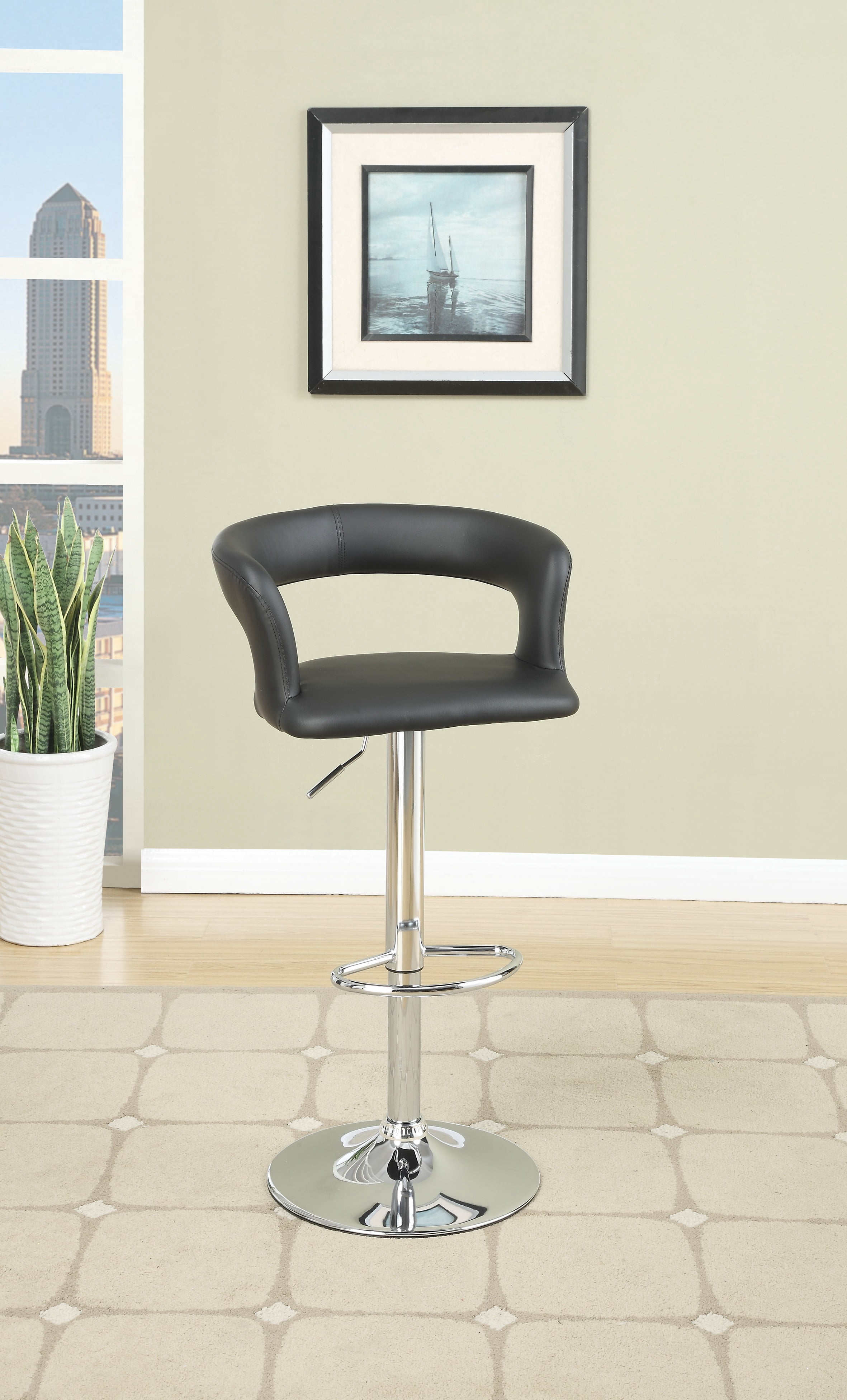 CoSoTower Bar Stool Counter Height Chairs Set of 2 Adjustable Height ...