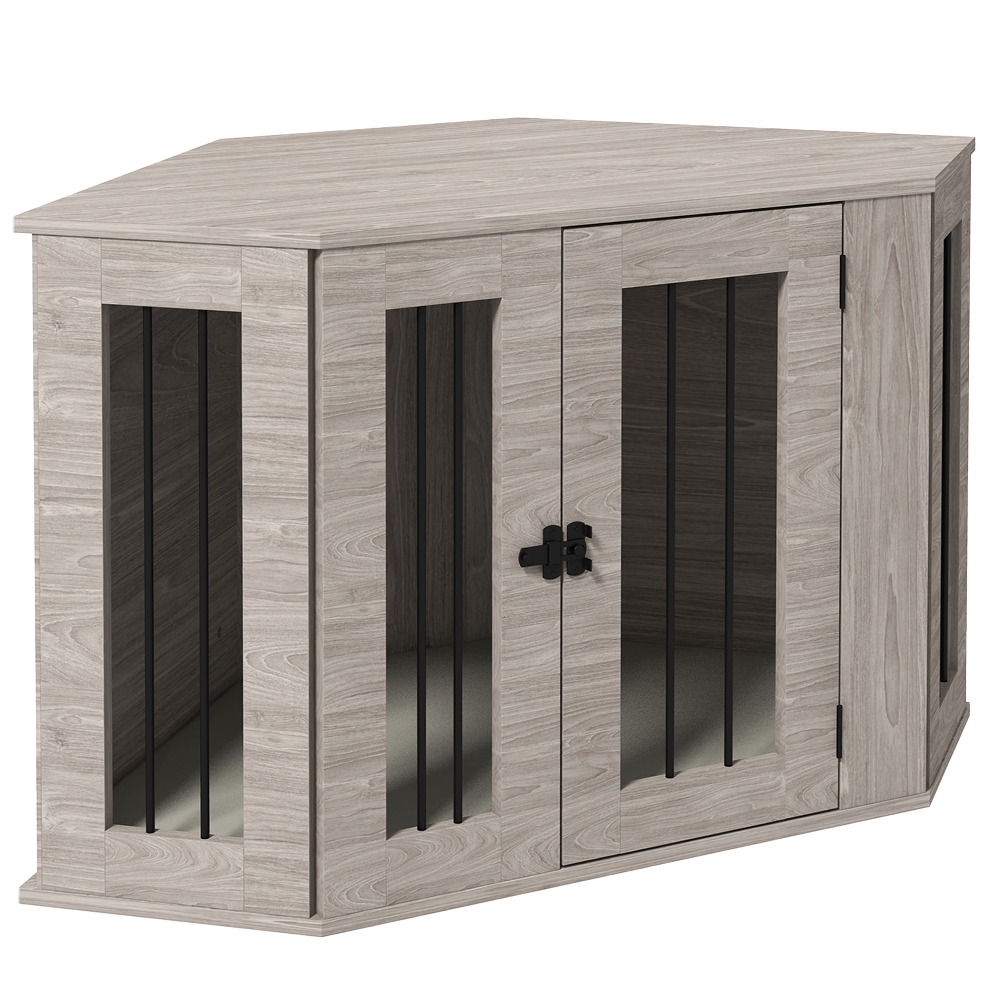 CoSoTower Corner Dog Crate Furniture, End Table Dog Kennel Furniture ...