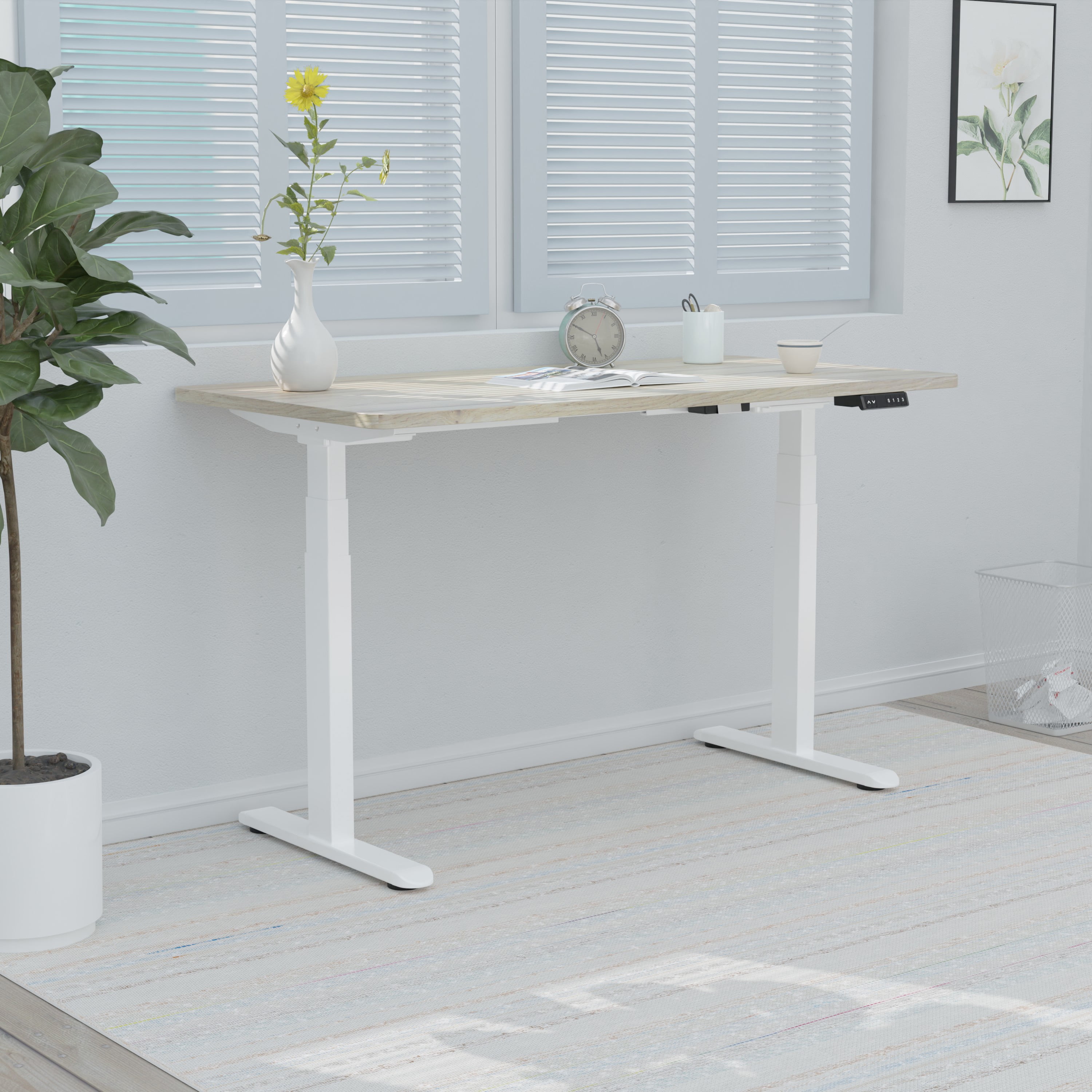 CoSoTower Electric Stand Up Desk Frame - Ergear Height Adjustable Table ...