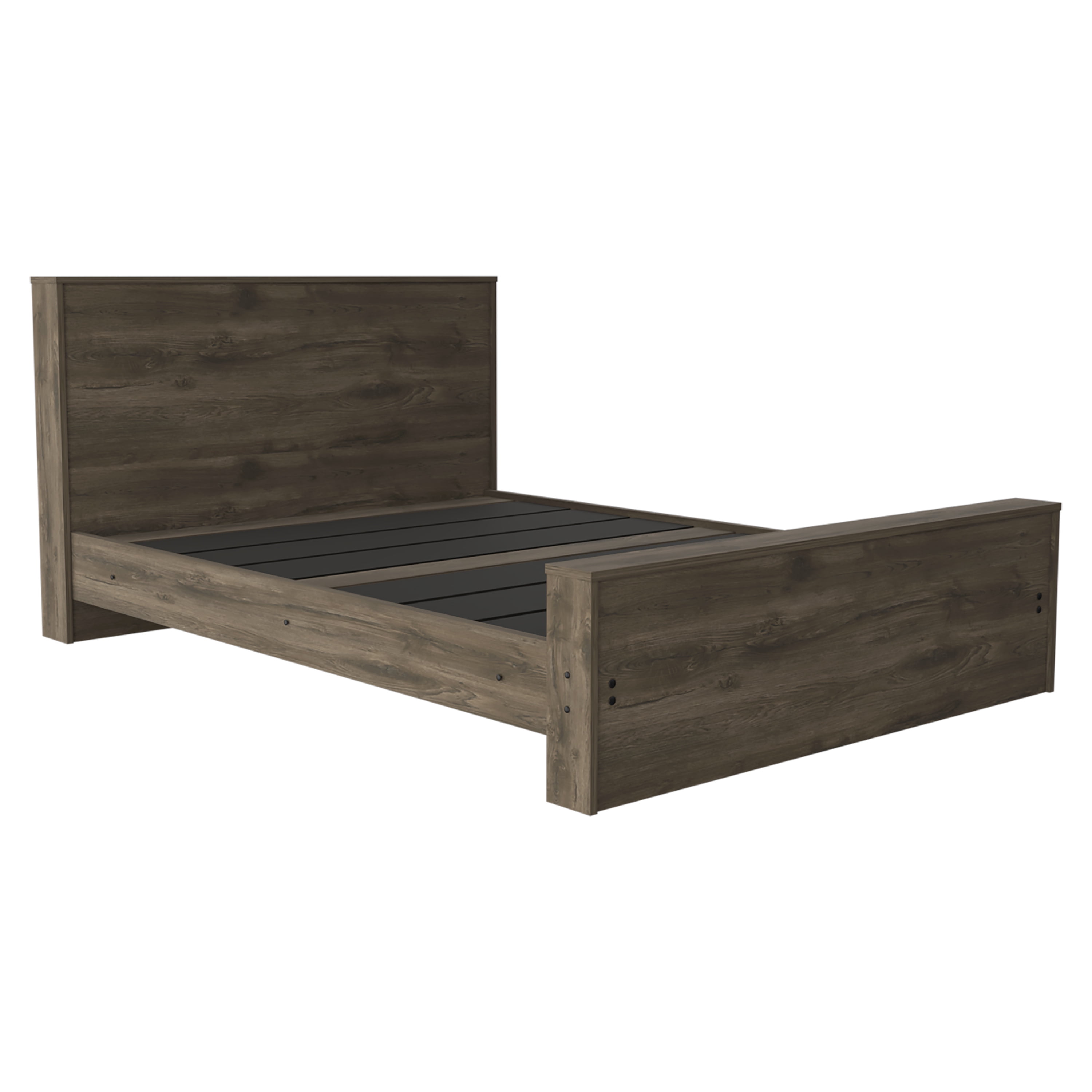 CoSoTower Full Size Bed Base Forum, Bedroom, Dark Brown - Walmart.com