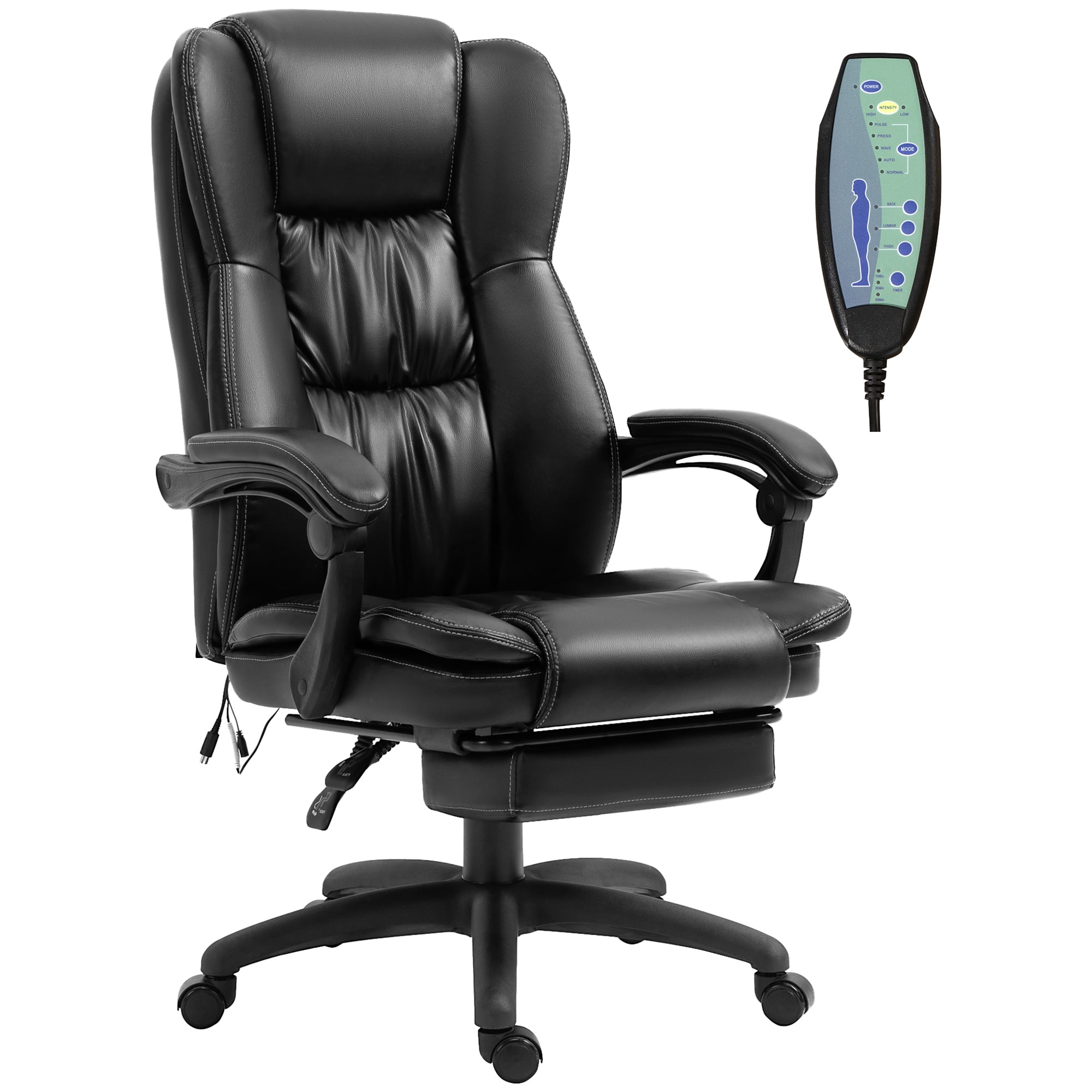 CoSoTower High Back Massage Office Chair with 6-Point Vibration, 5 ...