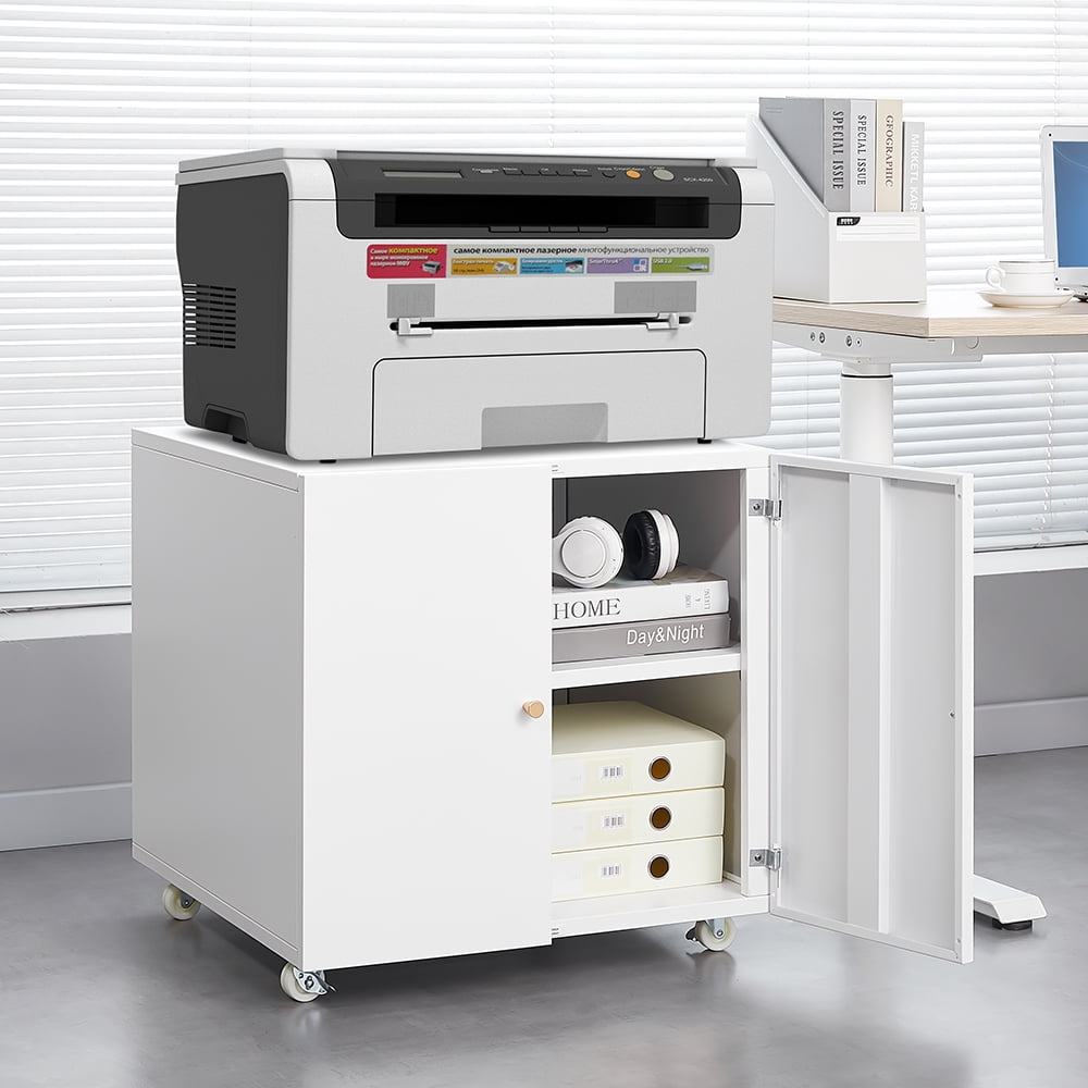 CoSoTower Mobile File Cabinet with 4 Wheels - Walmart.com