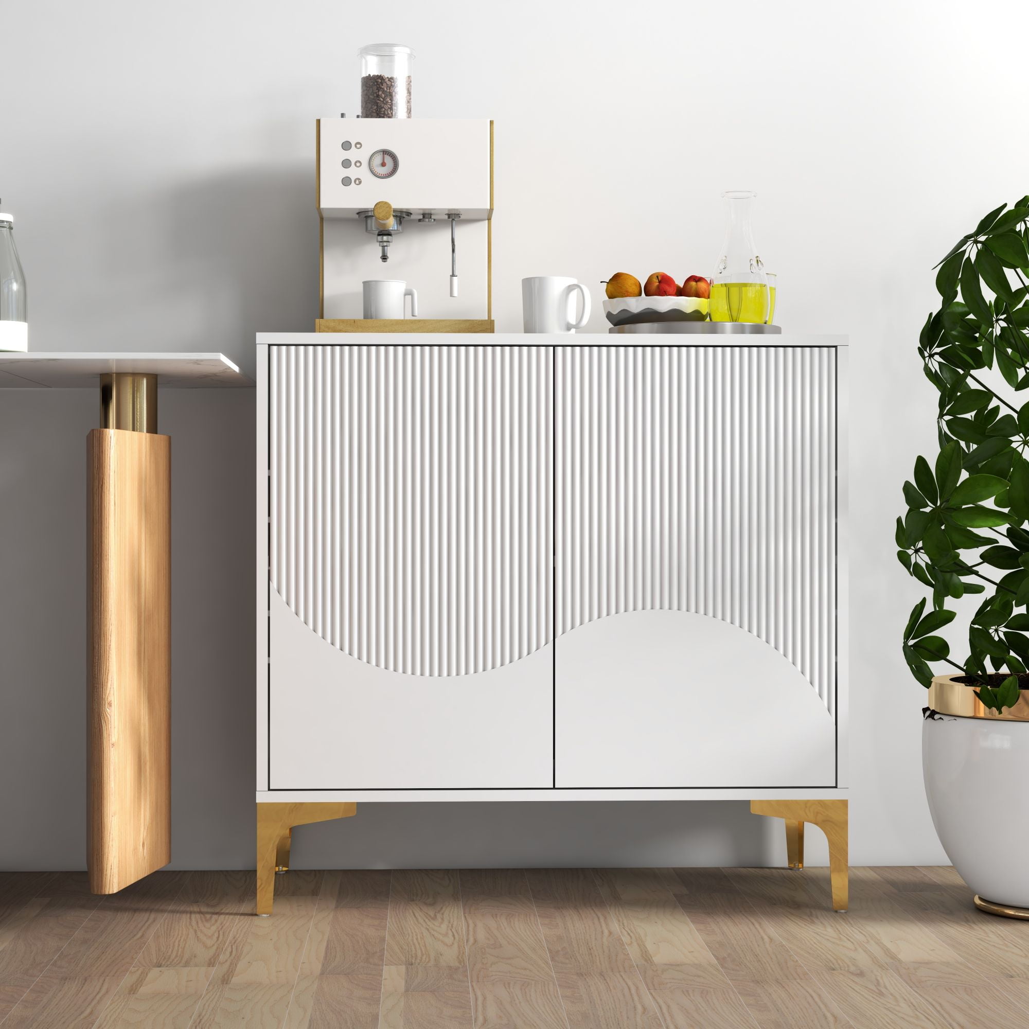 CoSoTower Modern Entryway Storage Cabinet with Shelves - Walmart.com