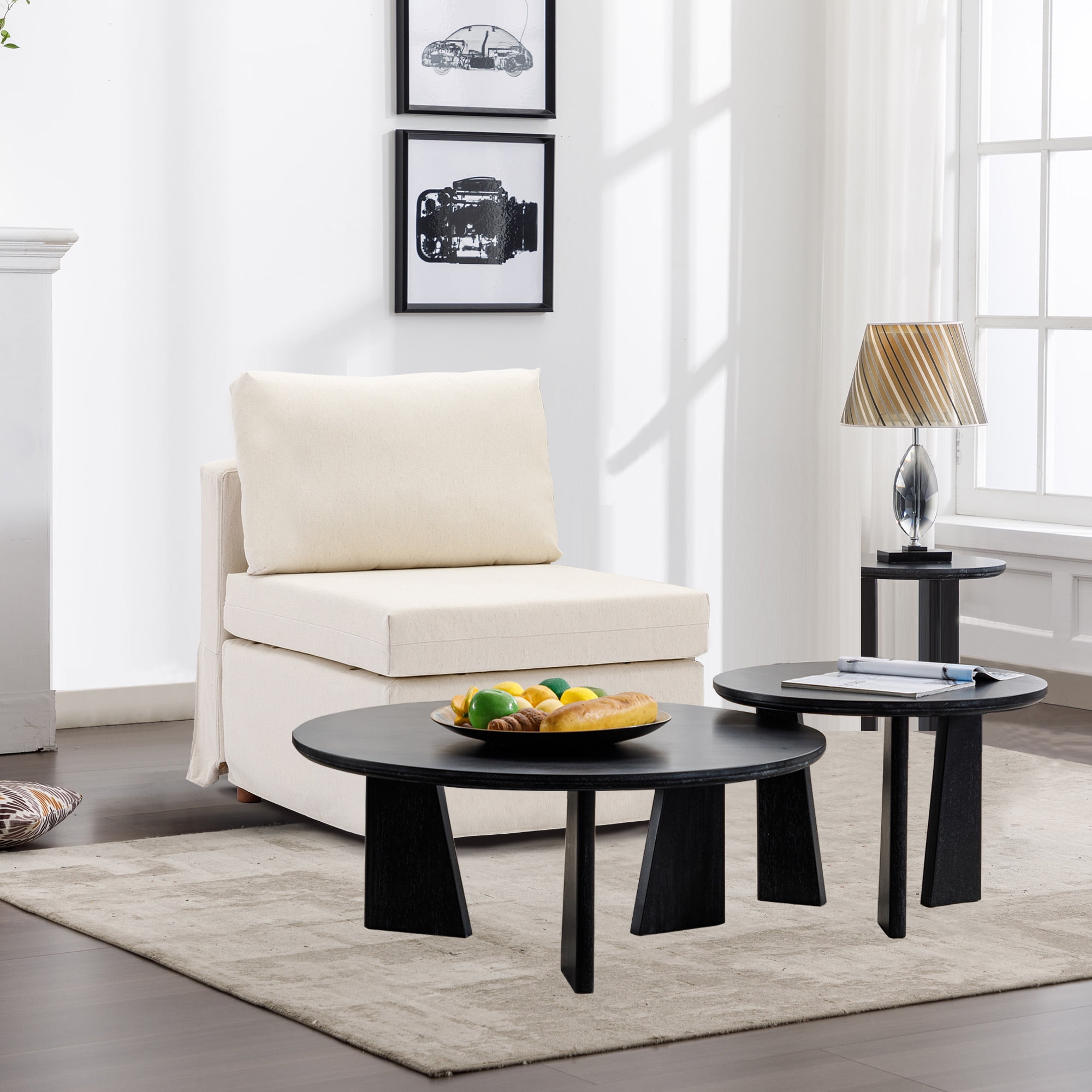 CoSoTower Modern Fabric Linen Middle Module for Modular Sofa Sectional ...