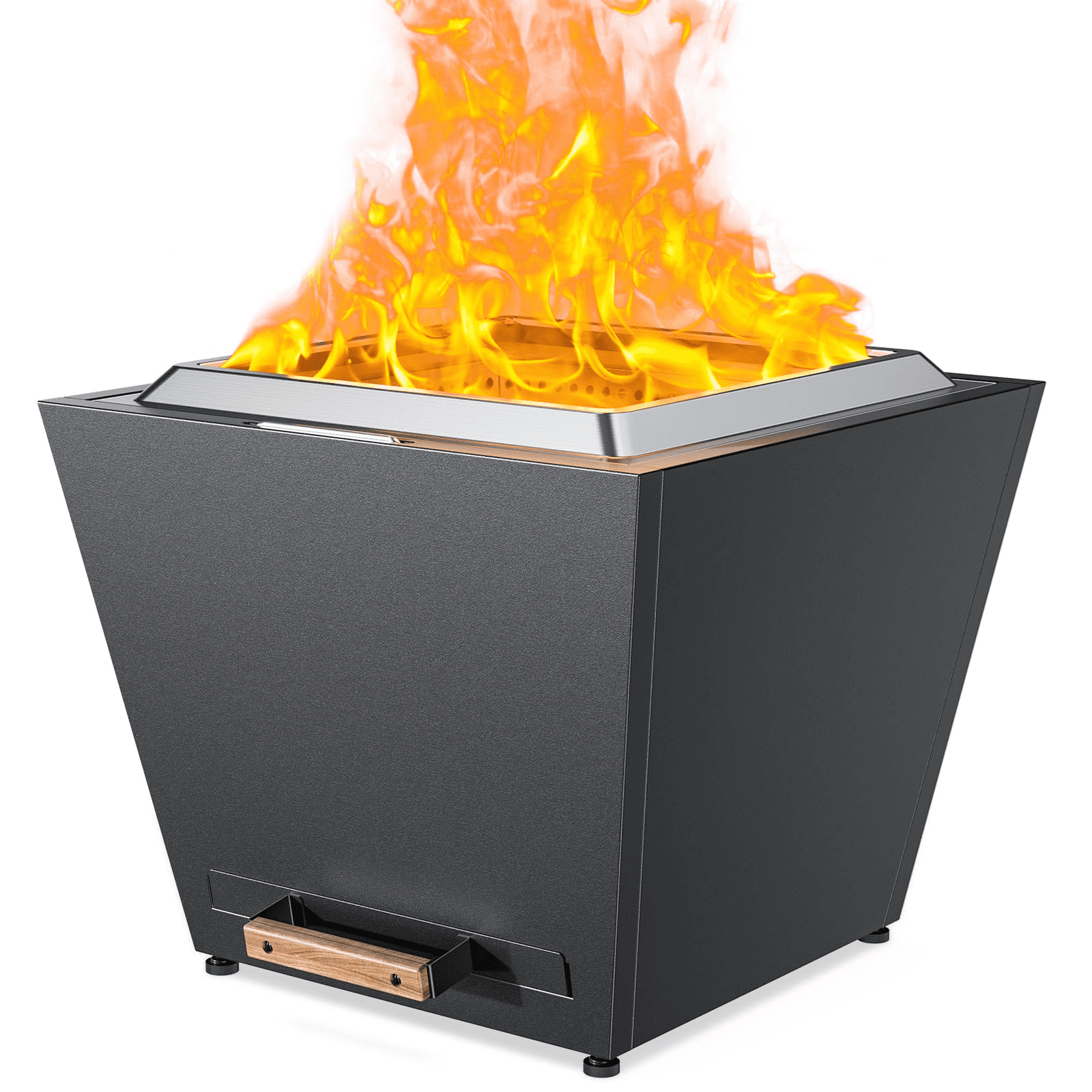 CoSoTower Pro 25 Inch Smokeless Fire Pit, Wood Burning Fireplaces W ...