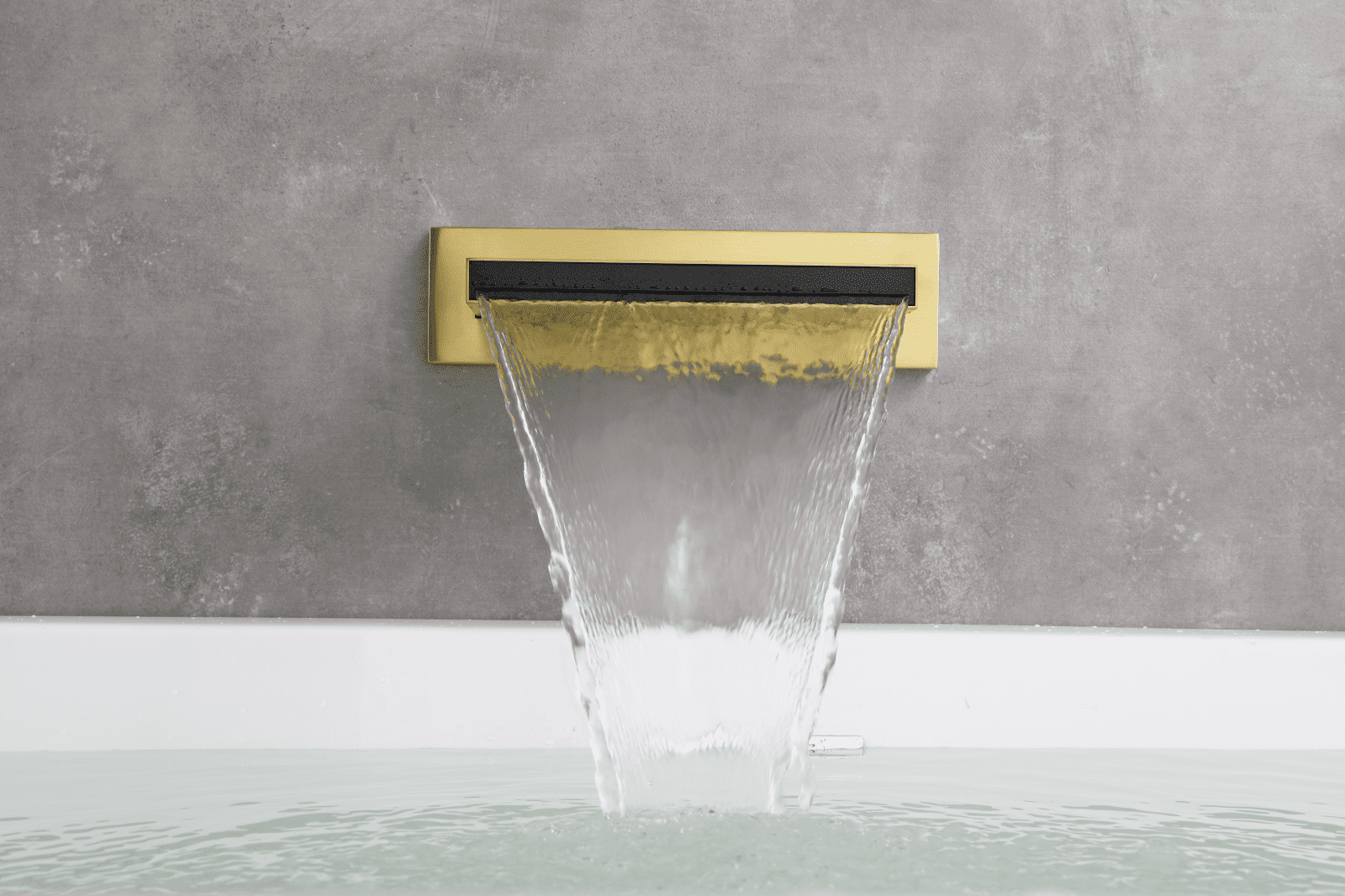 CoSoTower Shower Waterfall Waterfall Tub Faucet Wall Mount Tub Filler ...