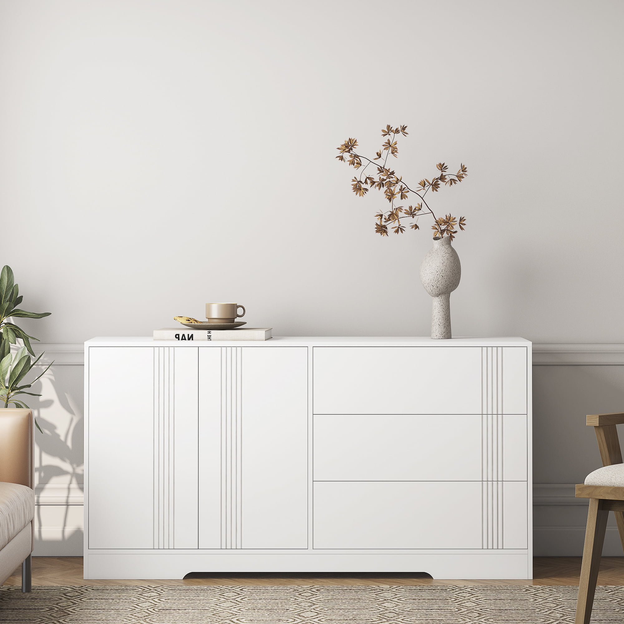 CoSoTower Sideboard Buffet Cabinet with Storage, Modern Kitchen Buffet ...