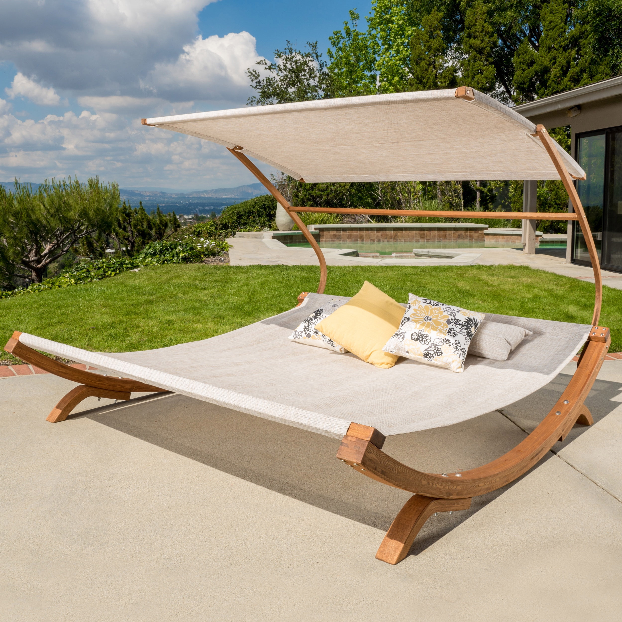 CoSoTower Sunbed W/ Adjustable Canopy - Walmart.com