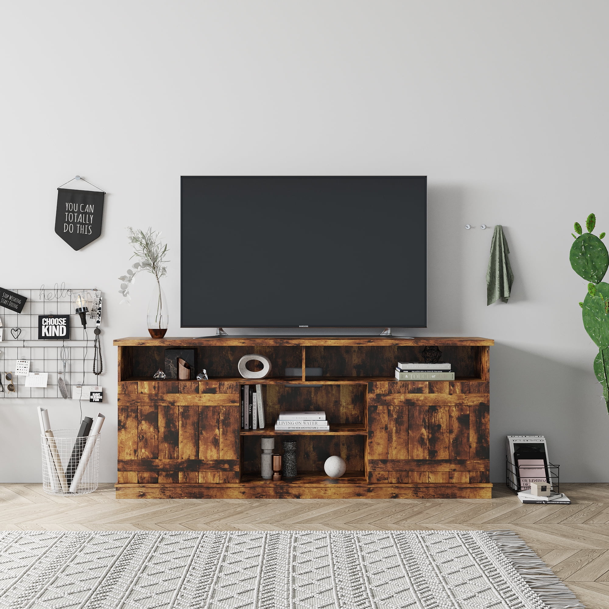 CoSoTower TV Stand ,Modern Wood Universal Media Console,Home Living ...