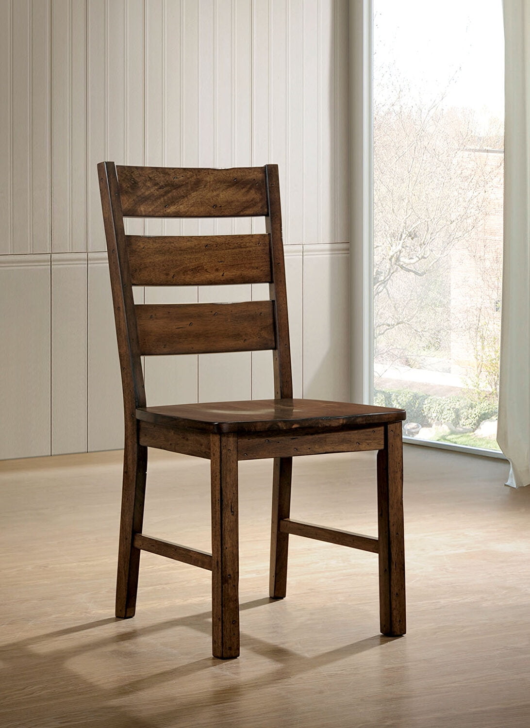 CoSoTower Walnut Finish Solid Wood Industrial Style Kitchen Set of 2 ...