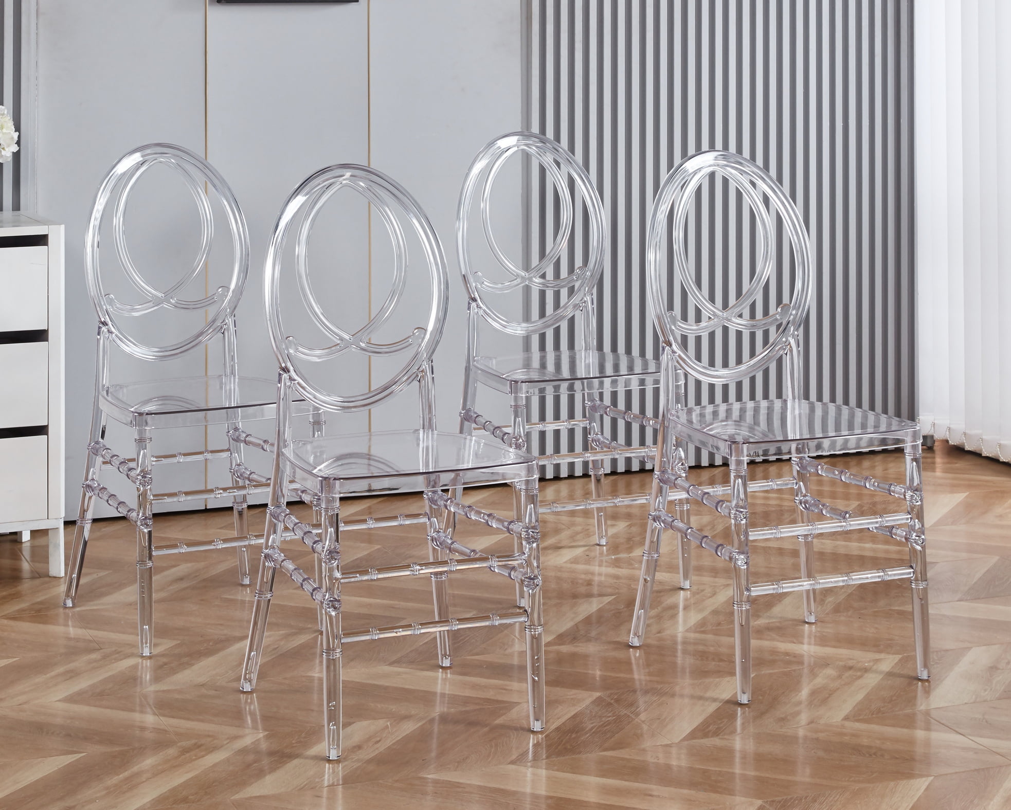 CoSoTower Welding Chair,Dining Chair,Set of 4,Plastic Seat - Walmart.com
