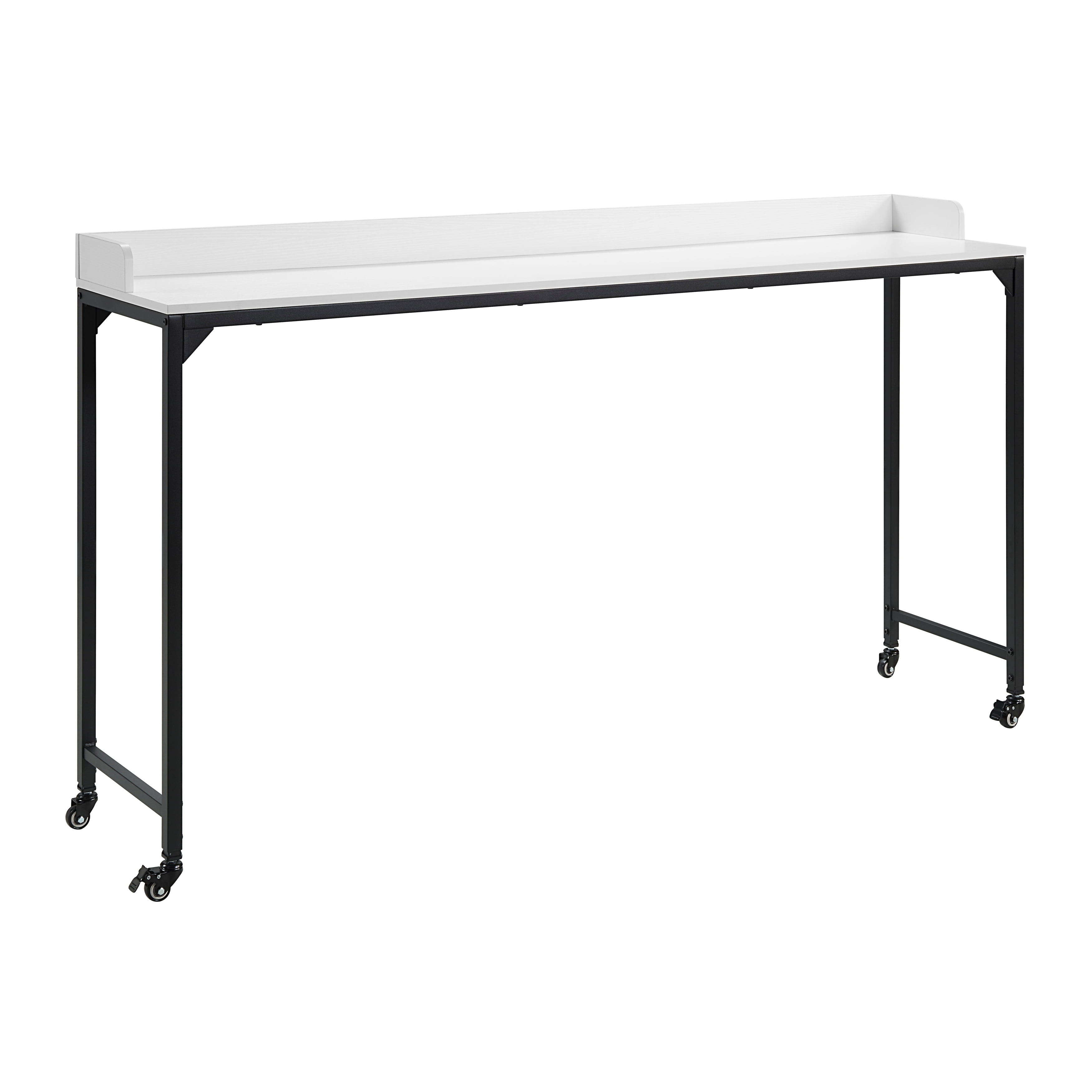 CoSoTower White Finish Multipurpose Over The Bed Desk with Adjustable ...