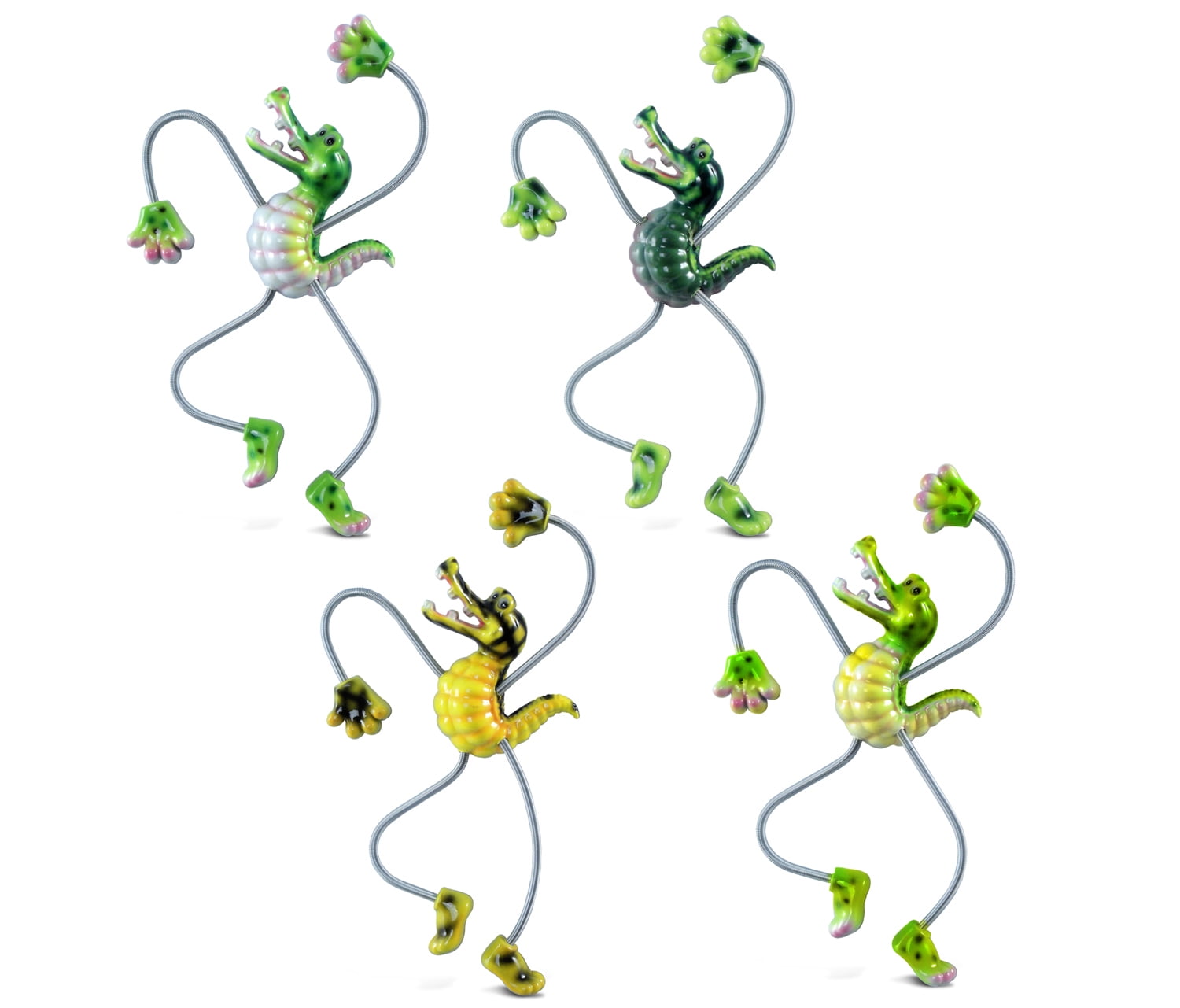CoTa Global Alligator Refrigerator Springy Magnets Set of 4 - Assorted ...