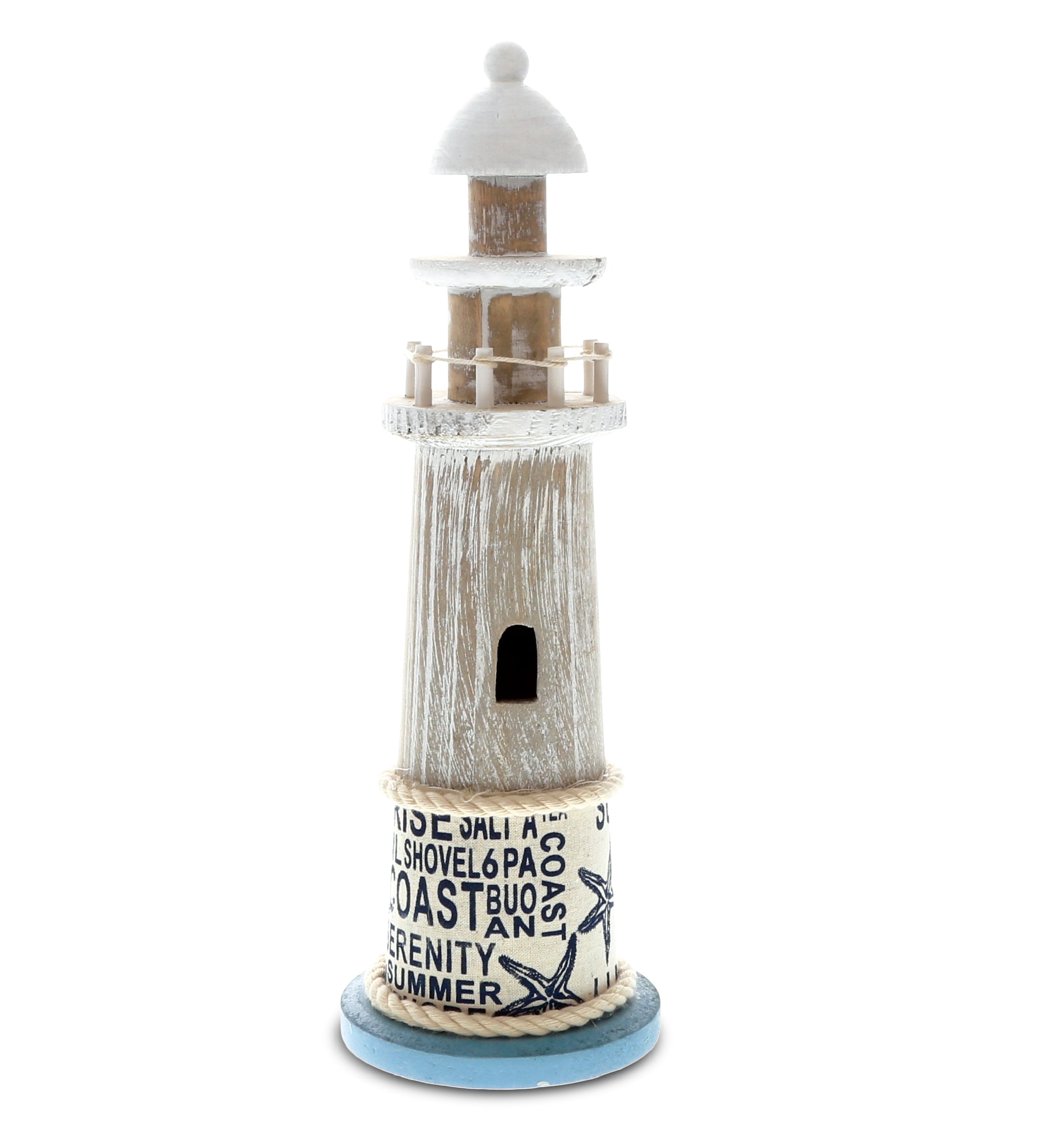 CoTa Global Aqua Sky Lighthouse Decor - Handmade and Crafted Wooden ...