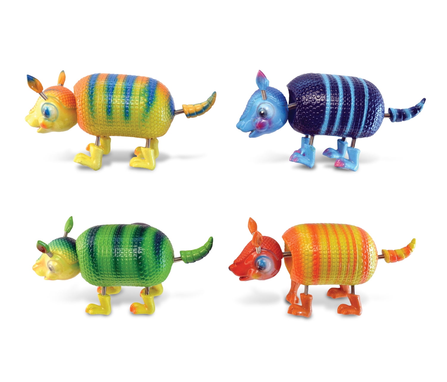 CoTa Global Armadillo Refrigerator Bobble Magnets Set of 4 - Assorted ...
