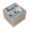 CoTa Global Blue Wave Small Jewelry Box - Handcrafted Nautical Keepsake ...