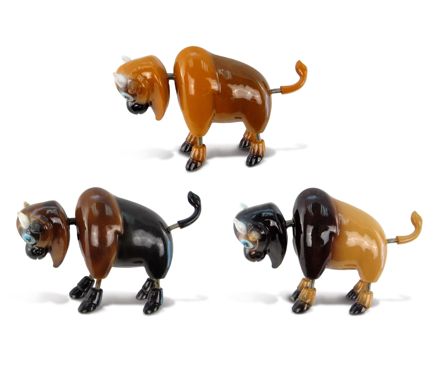 CoTa Global Buffalo Refrigerator Bobble Magnets Set of 3 - Assorted ...