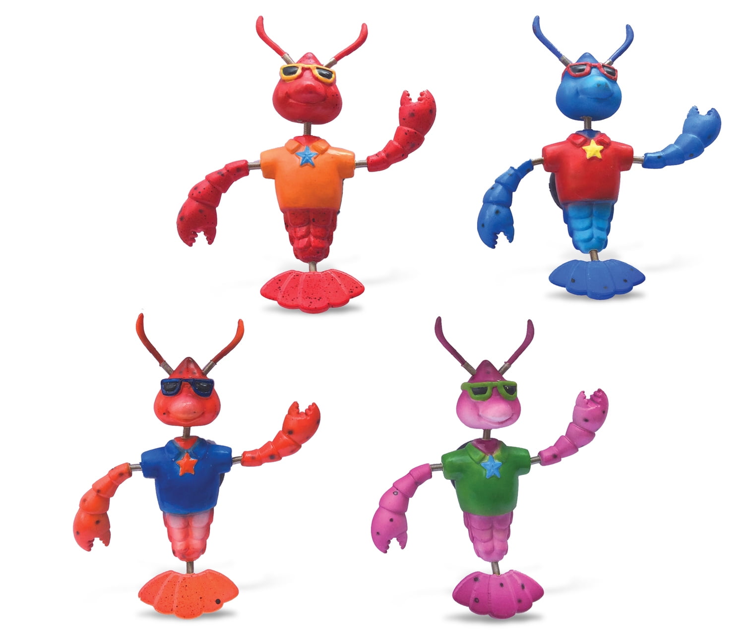 CoTa Global Cool Lobster Refrigerator Bobble Magnets Set of 4 ...