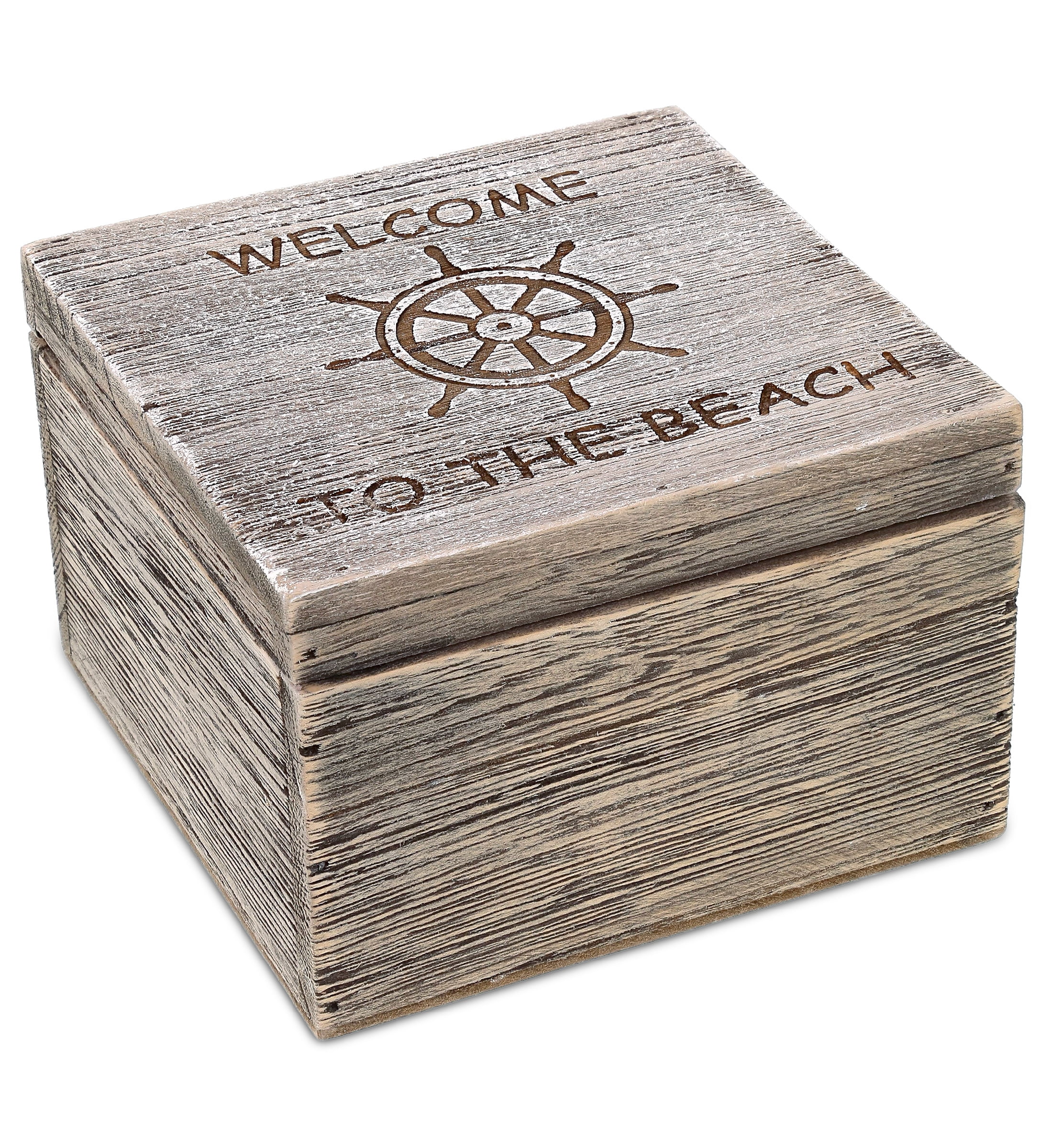CoTa Global Driftwood Jewelry Box - Large Sized Handcrafted Nautical ...