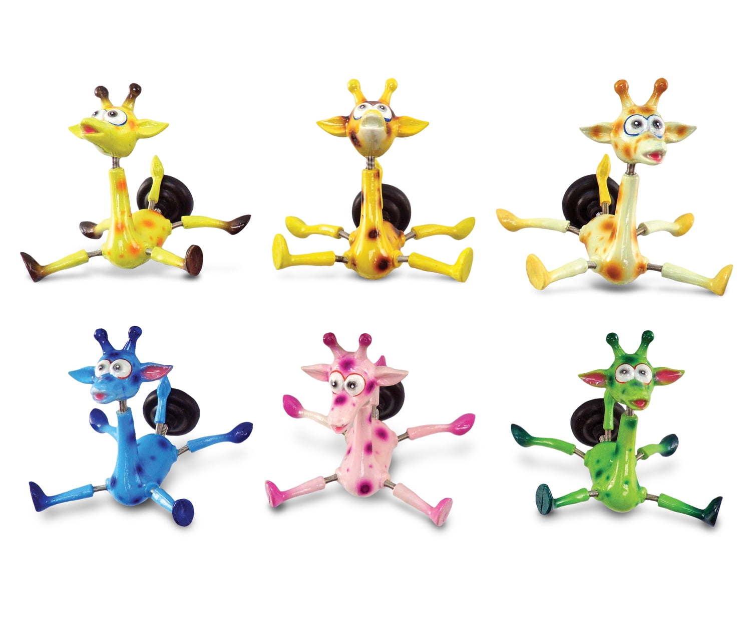CoTa Global Giraffe Refrigerator Bobble Magnets Set of 6 - Assorted ...