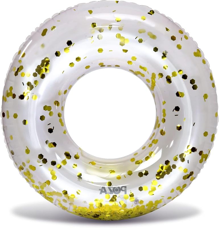 CoTa Global Inflatable Pool Float Tube Confetti Premium Swim Ring Heavy ...