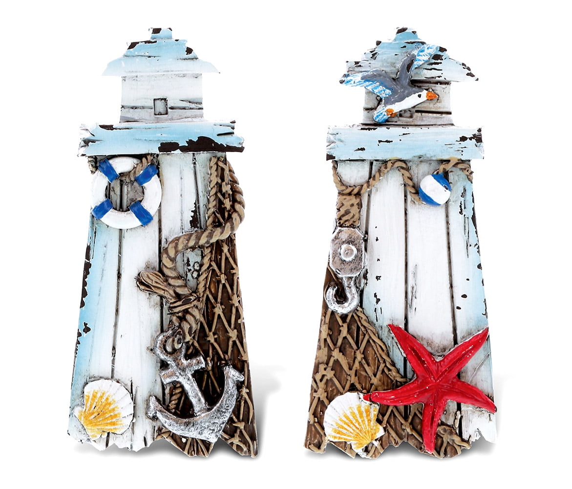 CoTa Global Lighthouse Refrigerator Nautical Beach Magnets Set of 2 ...