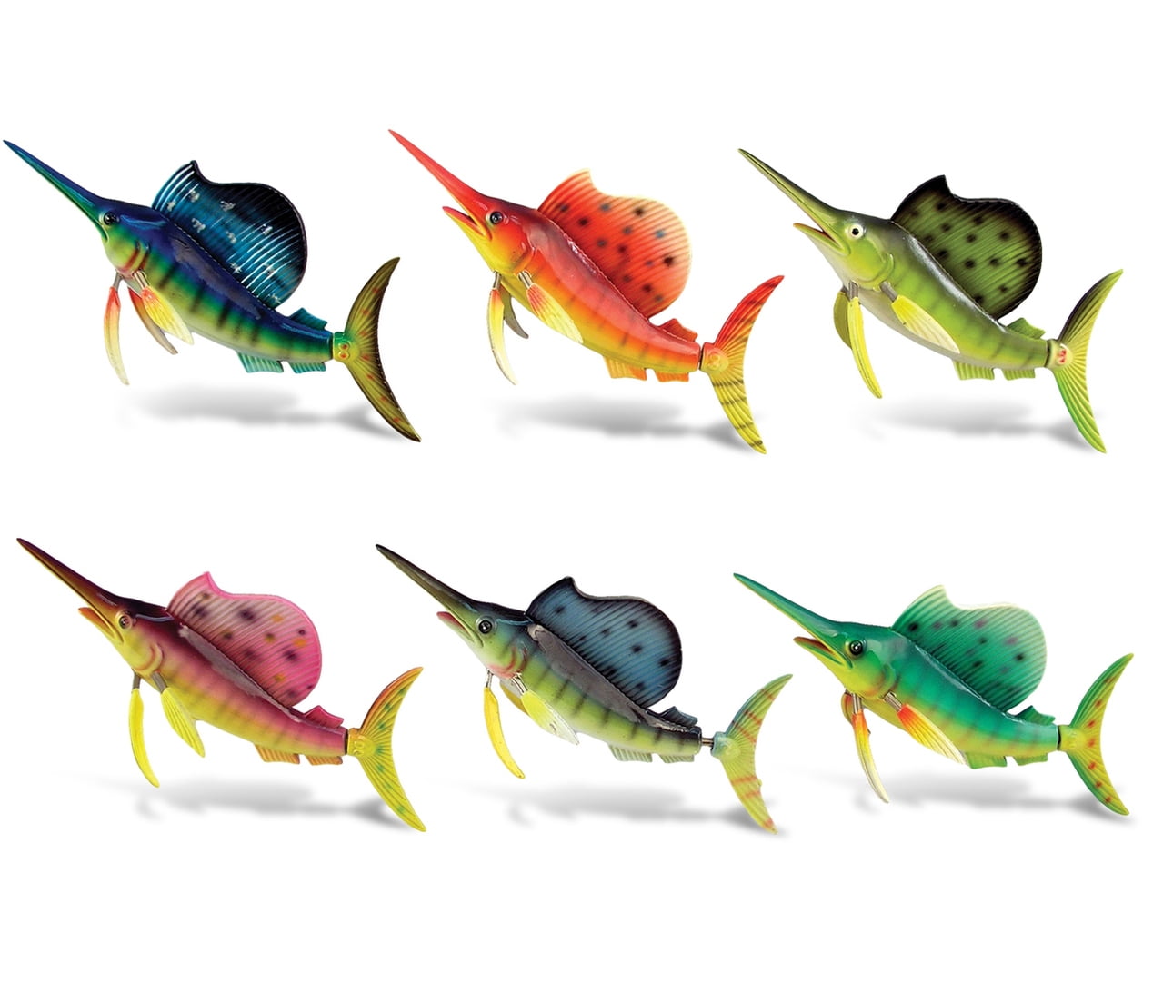 CoTa Global Sailfish Refrigerator Bobble Magnets Set of 6 - Assorted ...