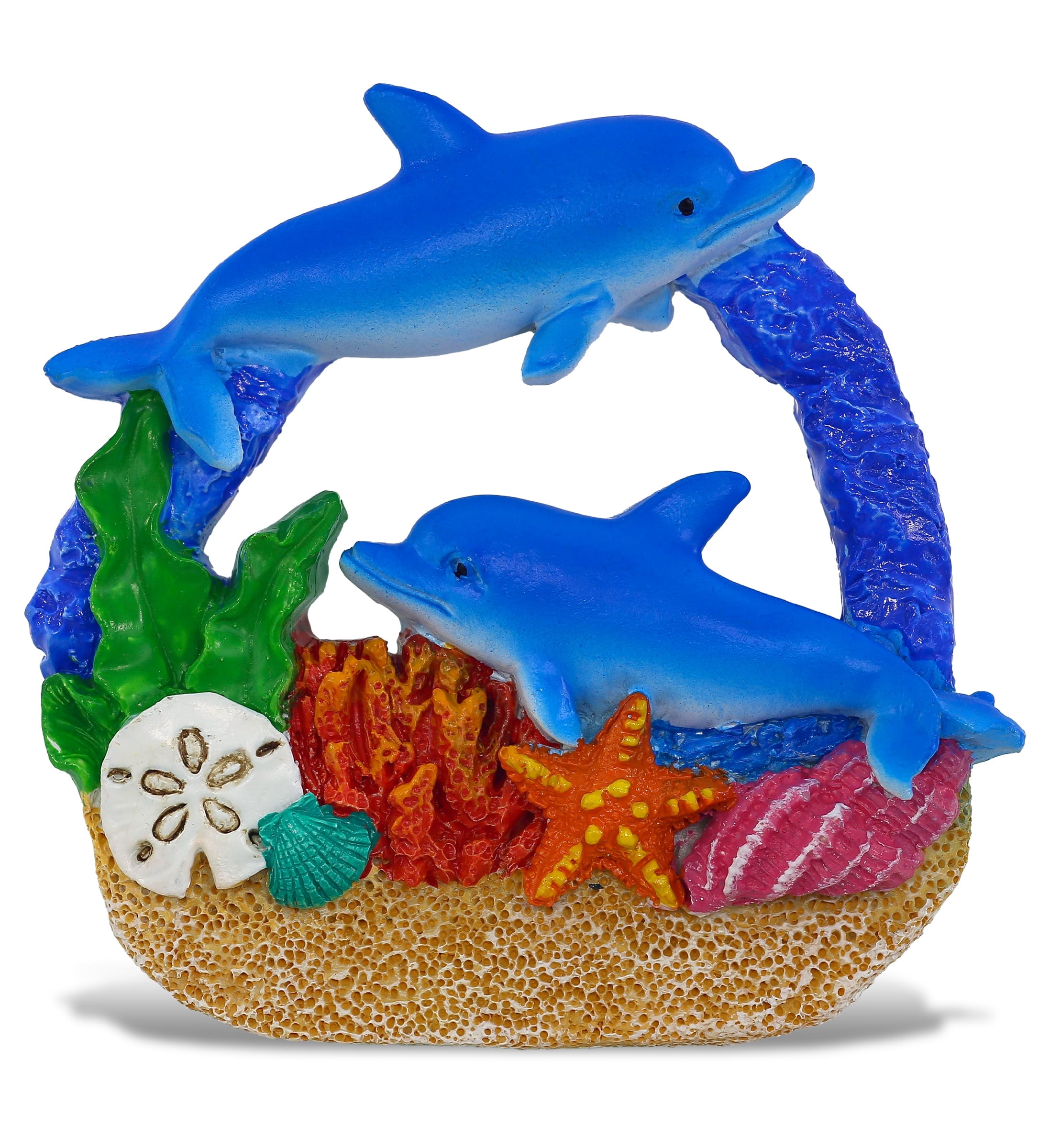 CoTa Global Sand Reef Dolphin Refrigerator Nautical Colorful Magnet ...