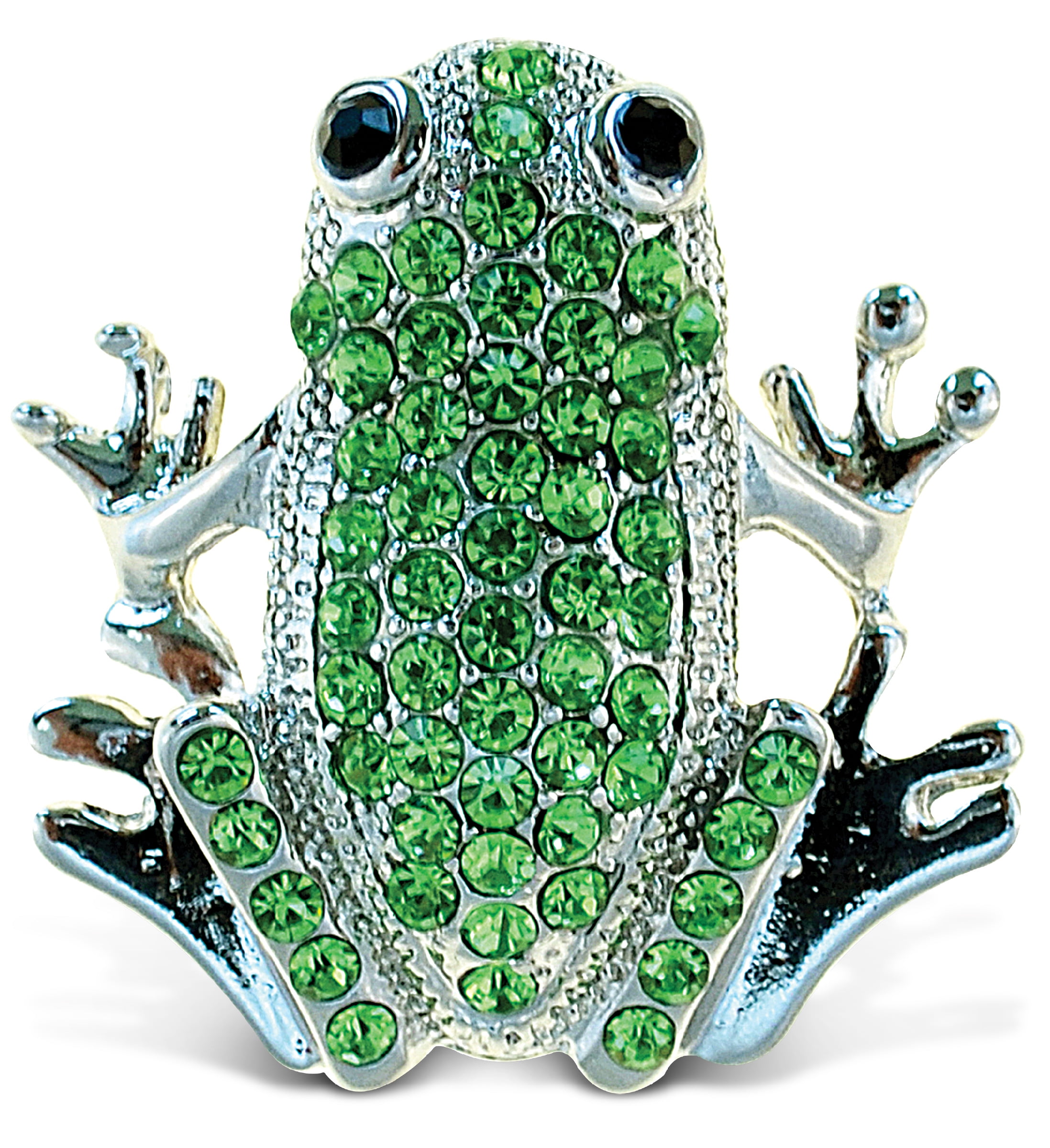 CoTa Global Sparkling Green Frog Refrigerator Magnet - Elegant Green ...