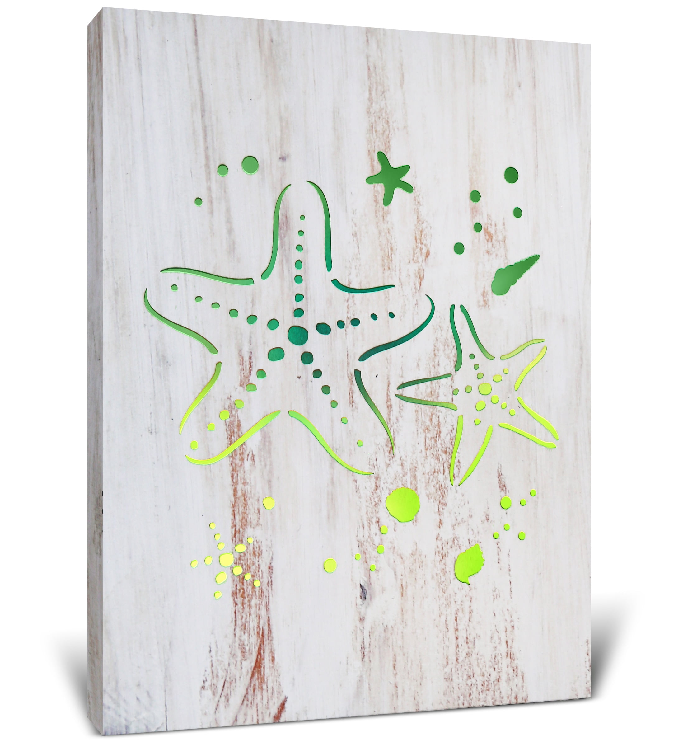 CoTa Global Starfish Light Up LED Wall Art – Fun Changing Color LED ...