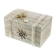 Nautical Box Set, Beach Theme Wooden Jewelry Boxes for Ocean Decor (3 ...