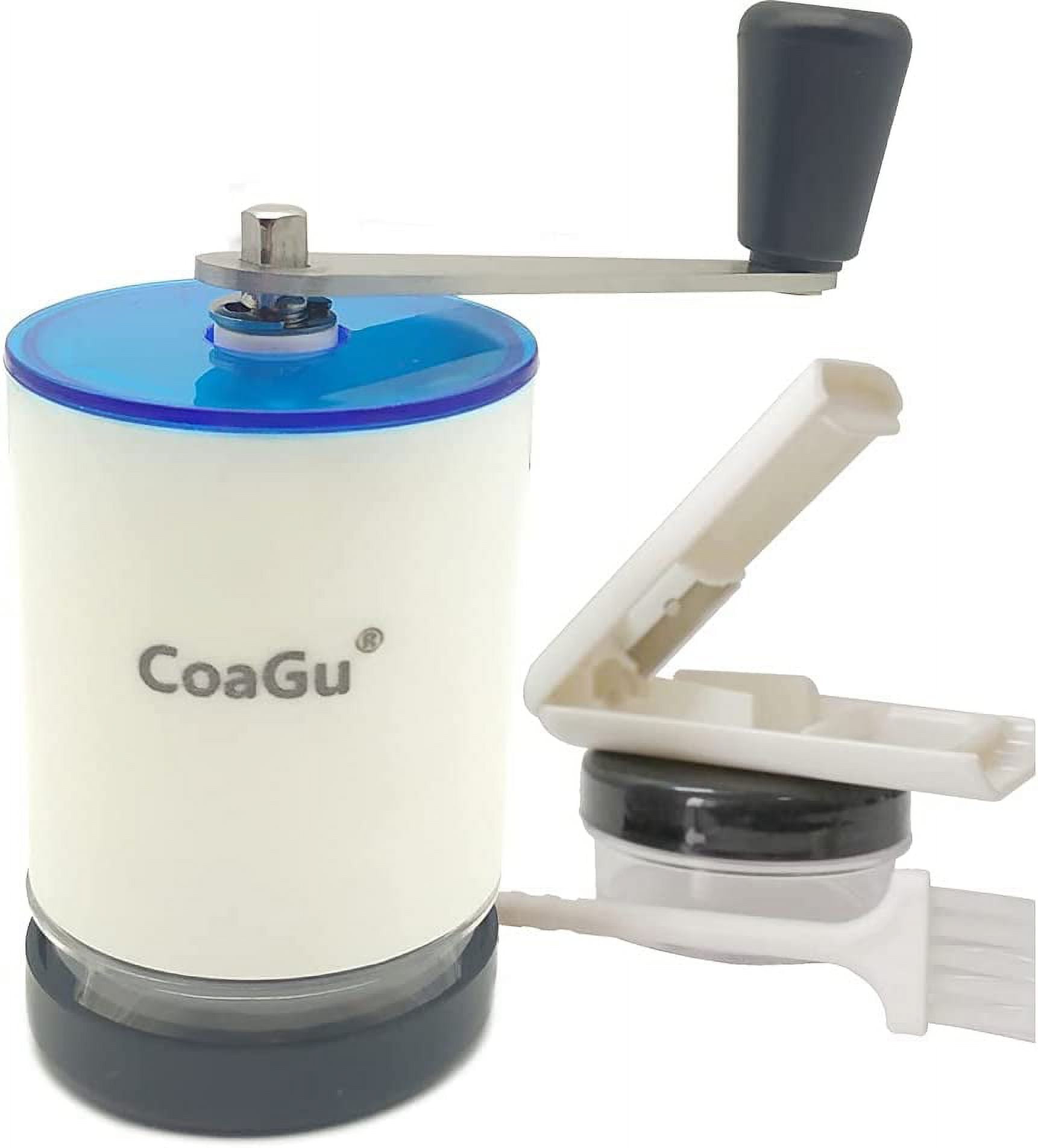 CoaGu Heavy Duty Stainless Steel Pill Crusher and Grinder with Fine ...