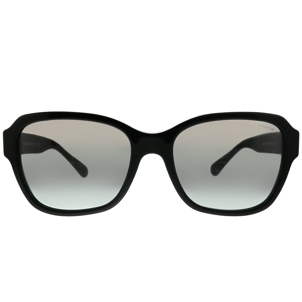 Coach Womens Rectangle Sunglasses HC 8232 L1010, Black 56mm, UV ...