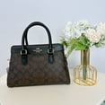 Coach CH174 Mini Darcie Carryall In Signature Canvas IN Brown Black ...