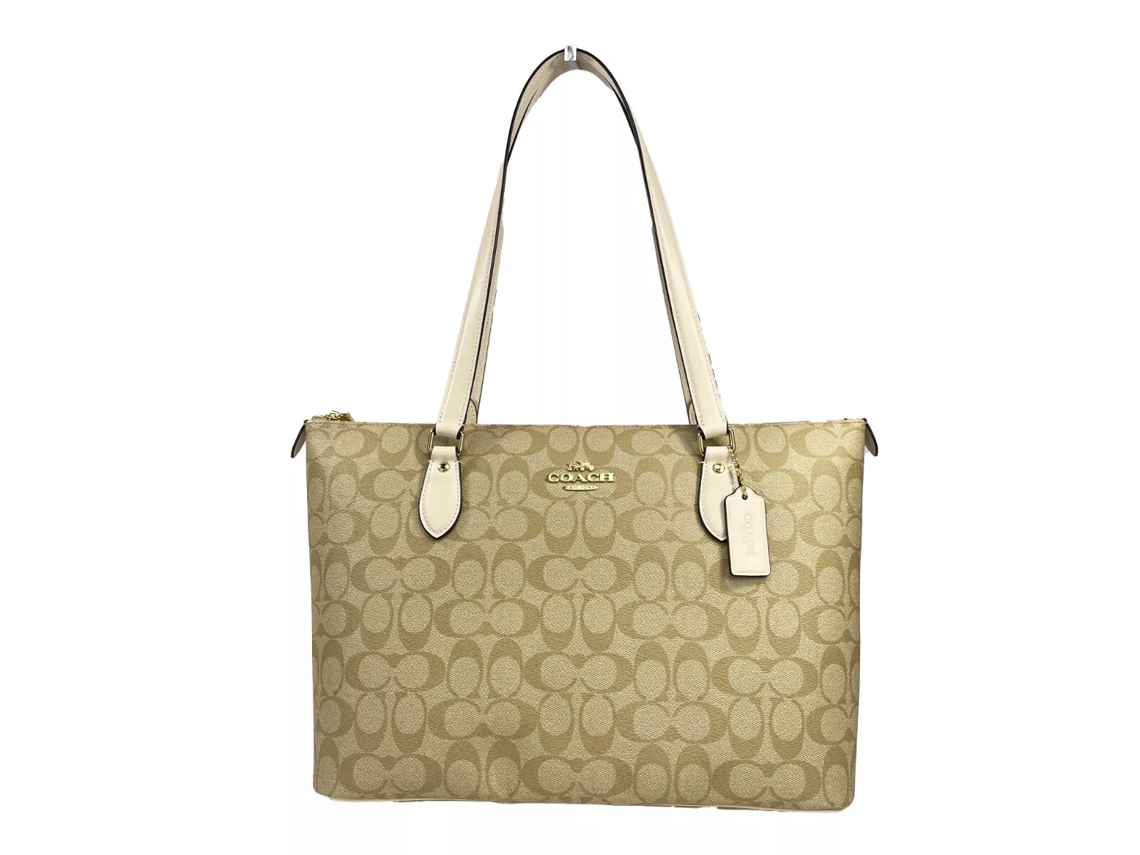 Coach (CS187) Gallery Signature Coated Canvas Tote Shoulder Bag ...