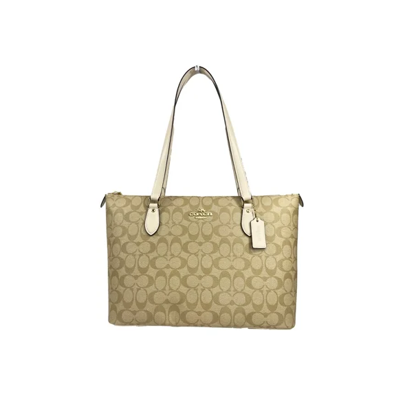 Coach (CS187) Gallery Signature Coated Canvas Tote Shoulder Bag ...