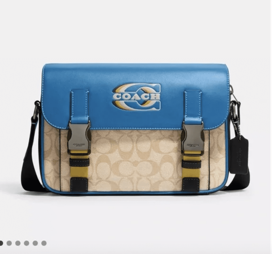 Coach Color-block Signature Track Crossbody - Walmart.com