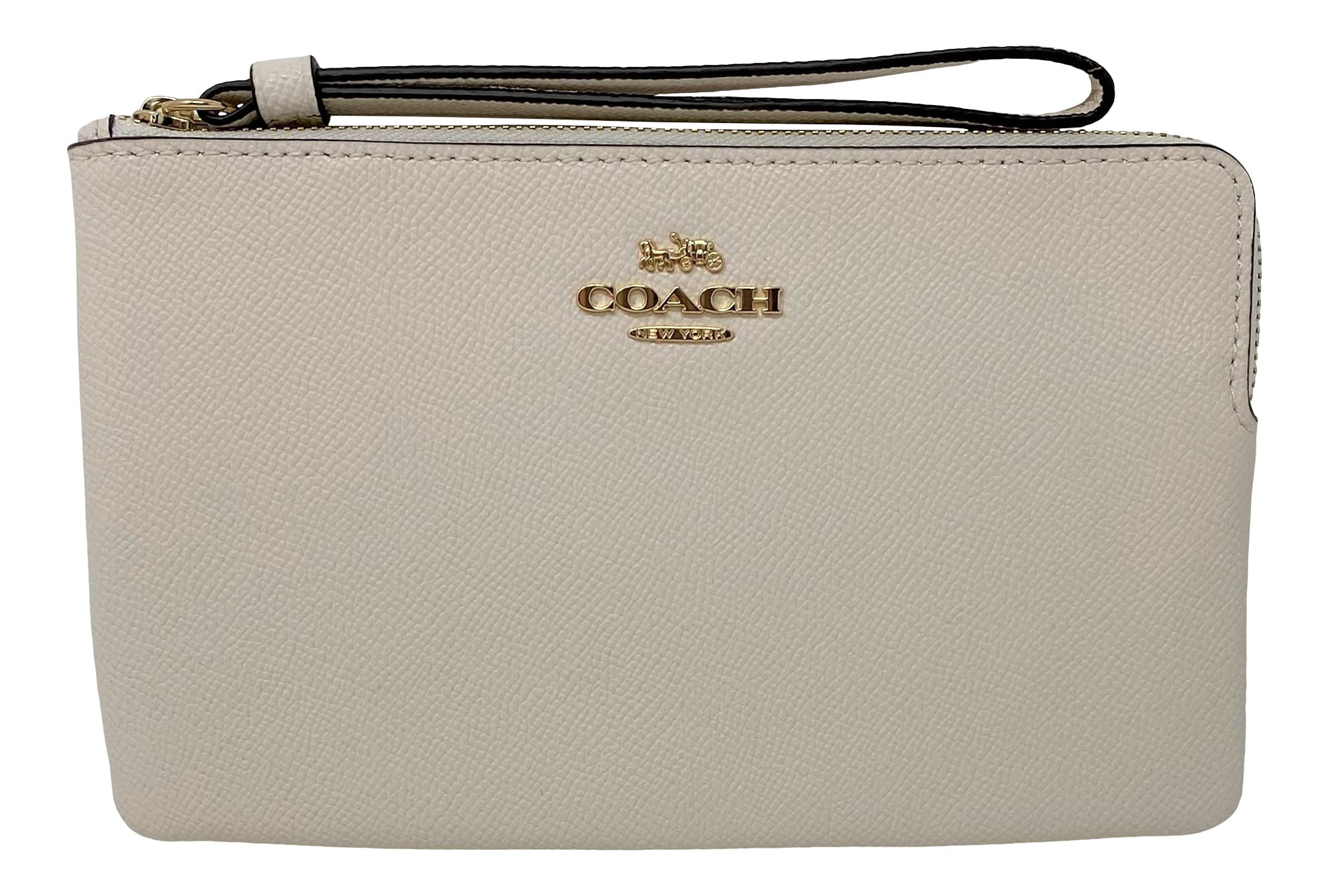 Coach Crossgrain Leather Large Wristlet Style No. 3888 Chalk - Walmart.com
