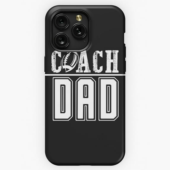 Coach Dad White Letter Design Father’s Gift iPhone Case 17 11 12 13 14 ...