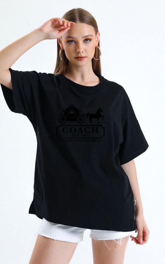 Coach EST 1950 Carriage Horse Brand Logo Luxury Fashion Vntg Designer T ...