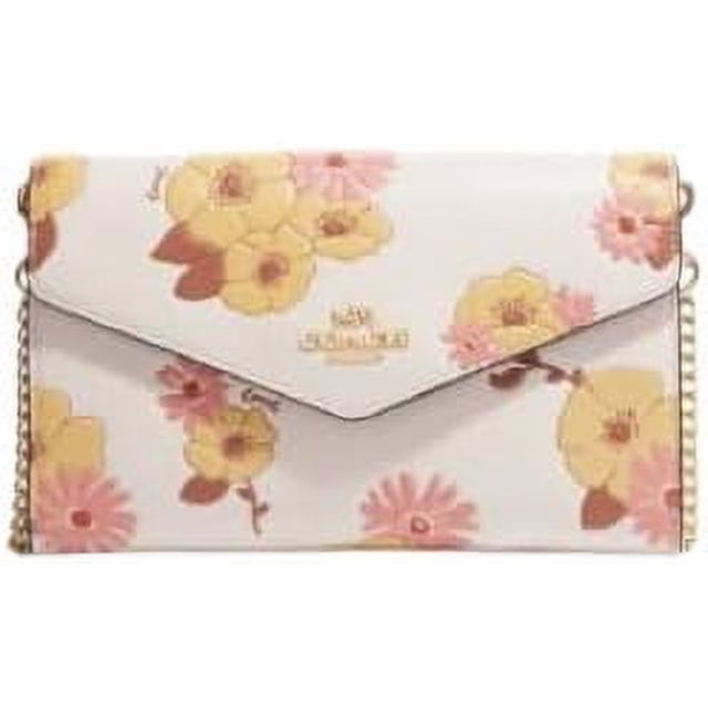 Free Shipping! Coach Envelope Clutch Crossbody With Floral Cluster ...