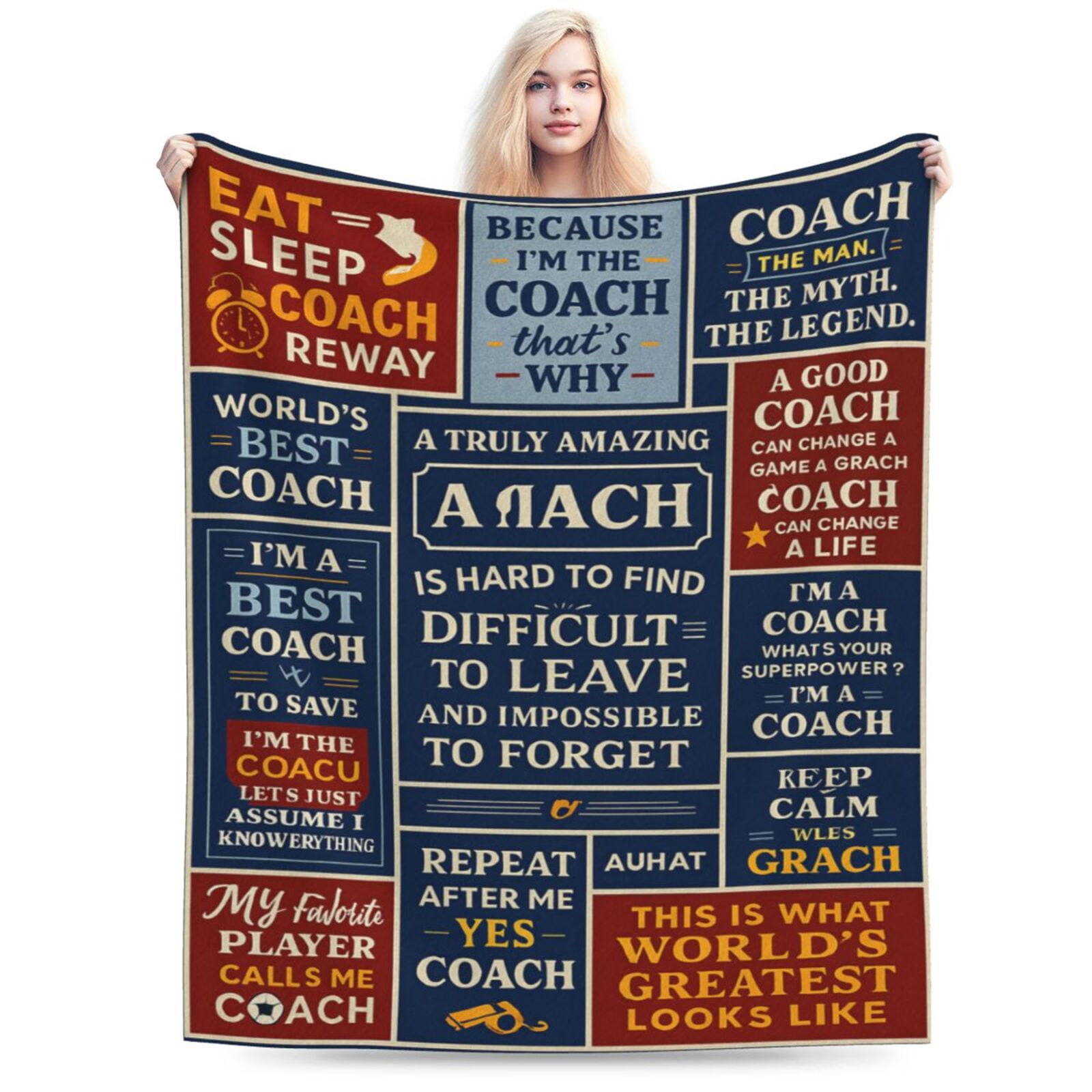 Coach Gifts Blanket Throw Best Coach Gifts Coaches Plush Flannel ...