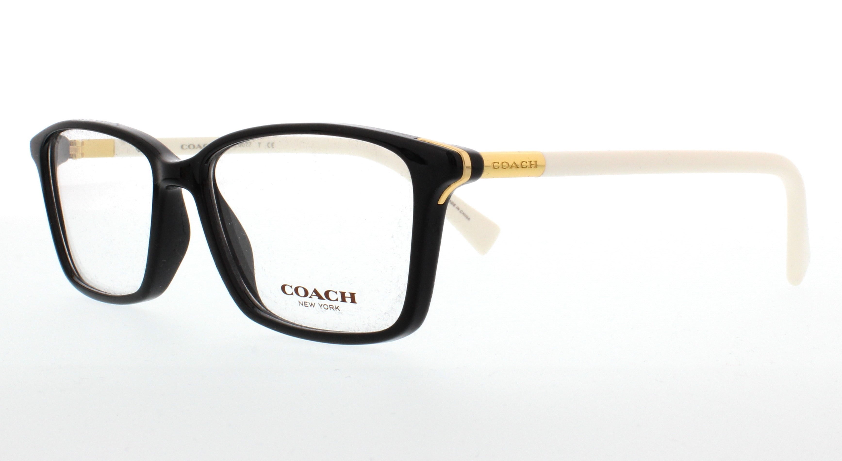Coach HC6077 Eyeglass Frames 5340-53 - Black Ivory Frame - Walmart.com