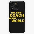 Coach Inspirational Bold Text Athletic Quote iPhone Case 17 11 12 13 14 ...