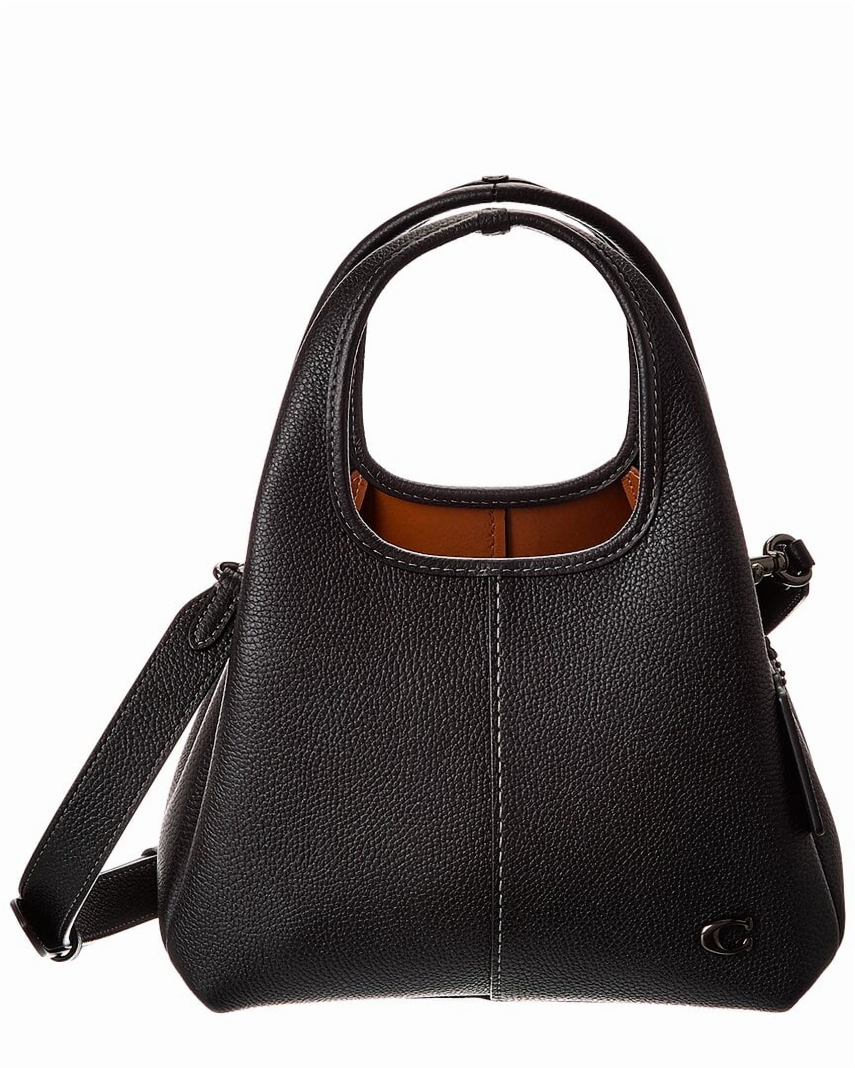 Coach Lana Leather Shoulder Bag 23, Black - Walmart.com