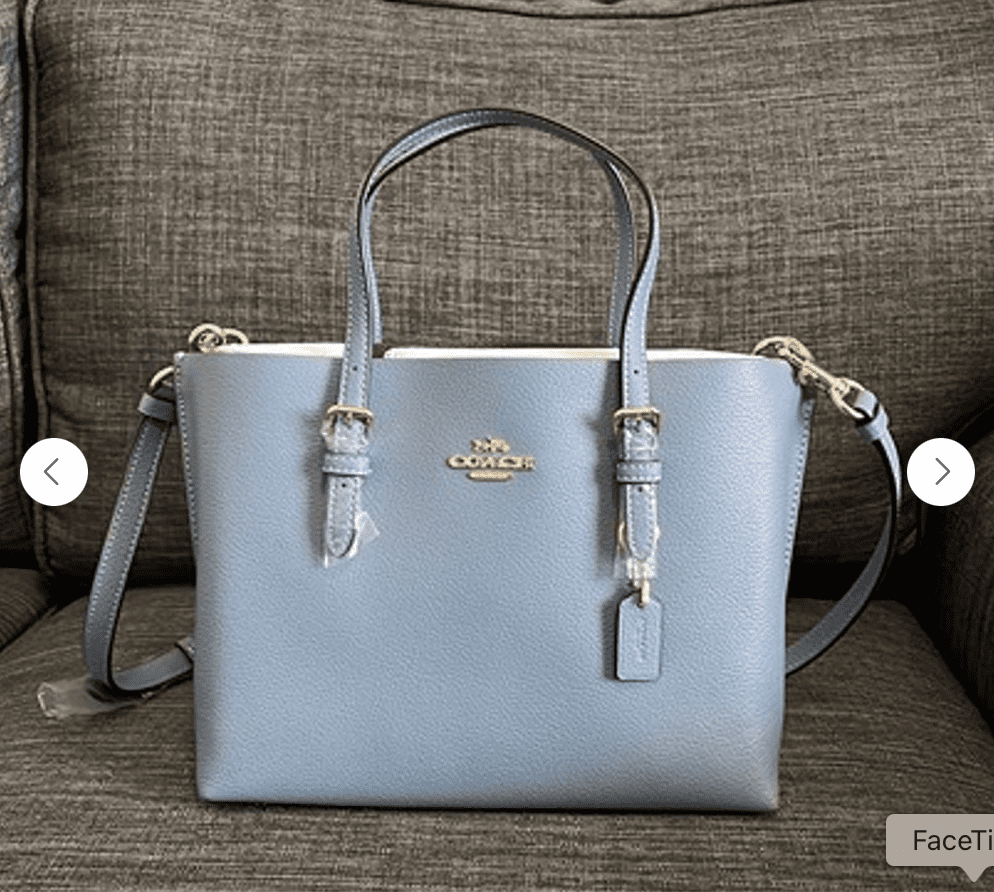 Coach Leather Mollie 25 Satchel Crossbody - Walmart.com