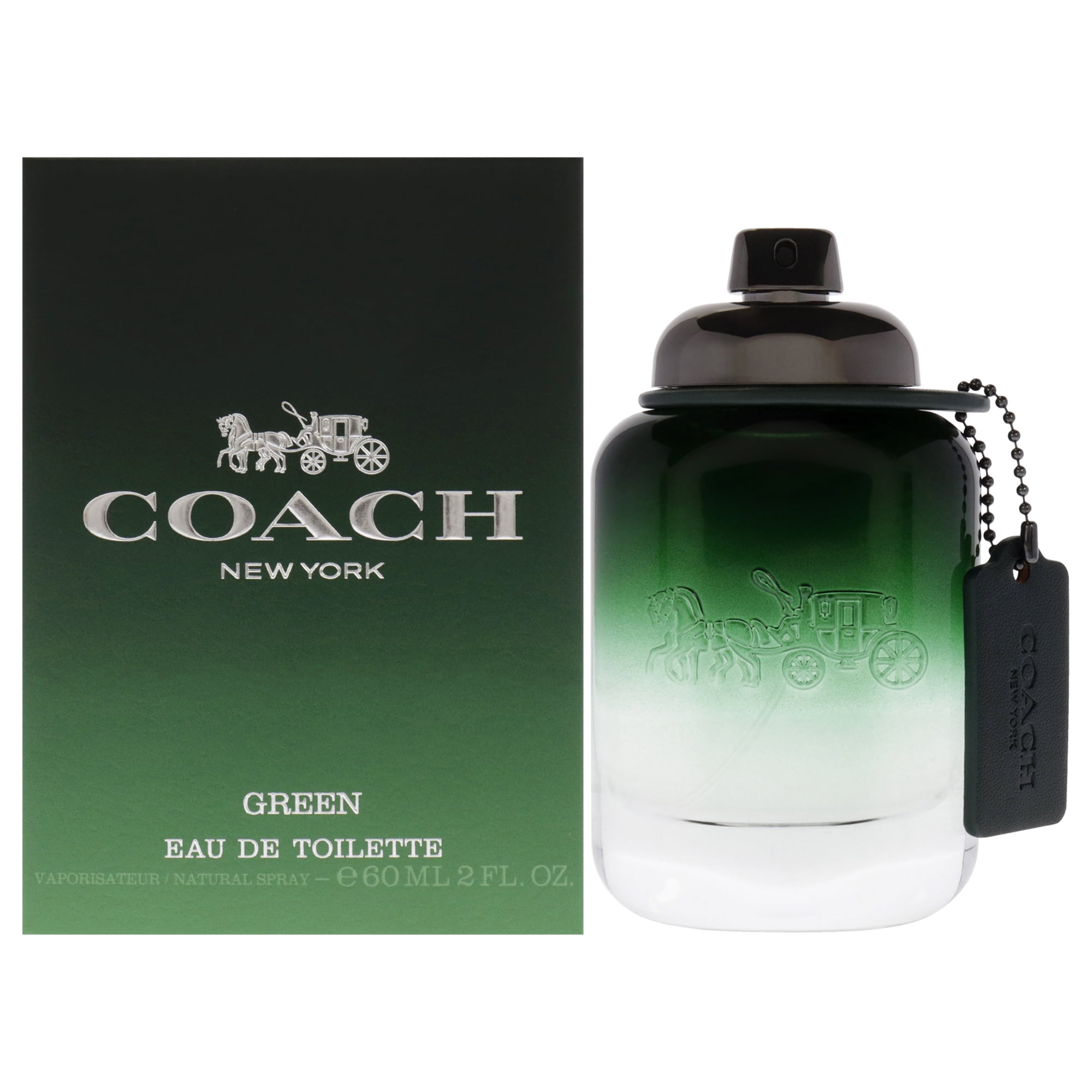Coach Men's Green Eau de Cologne EDT Spray 2.0 oz Perfume 3386460141260 ...