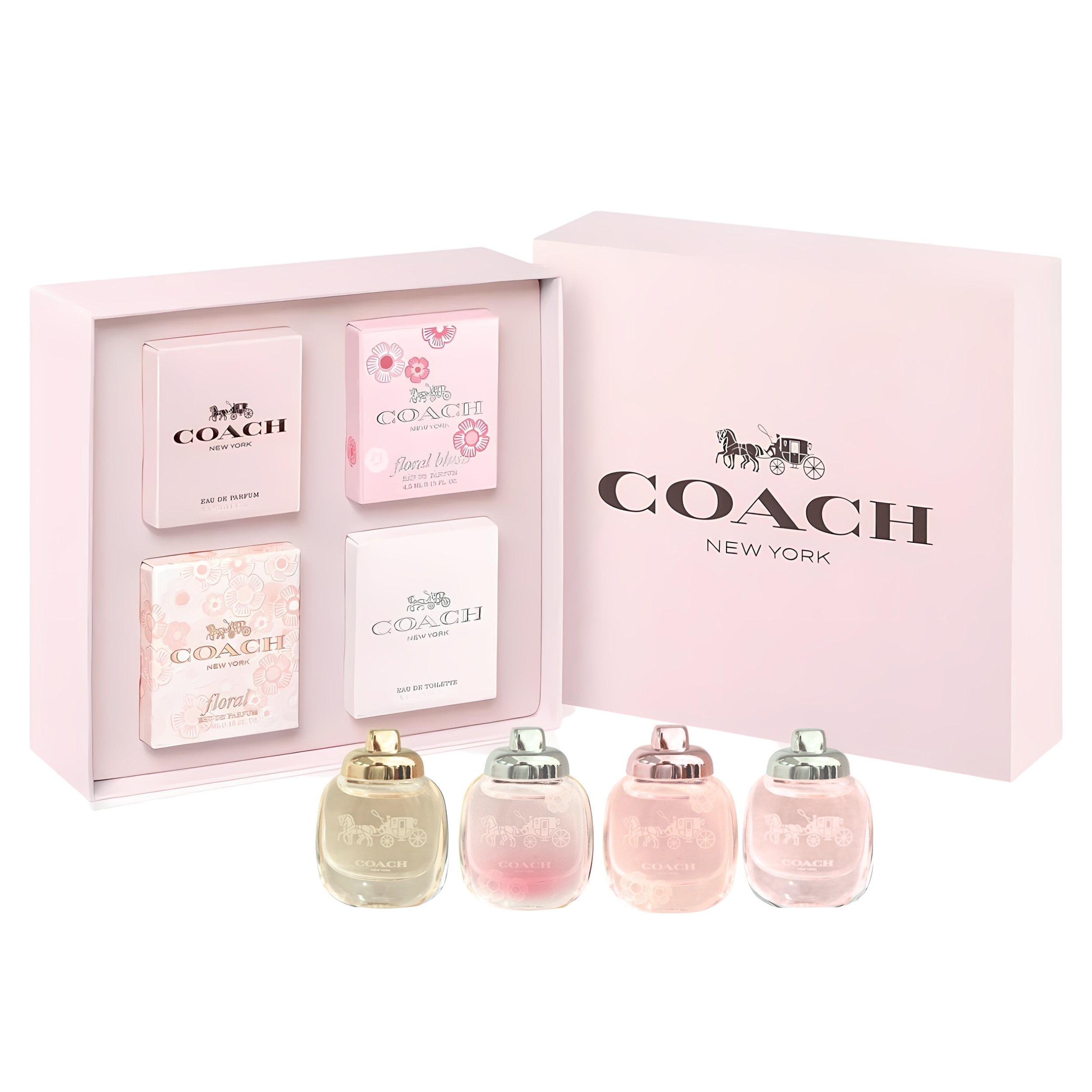 Coach Perfume Fragrance Mini Sampler 4PC Gift Set for Women 4 x 0.15 oz ...