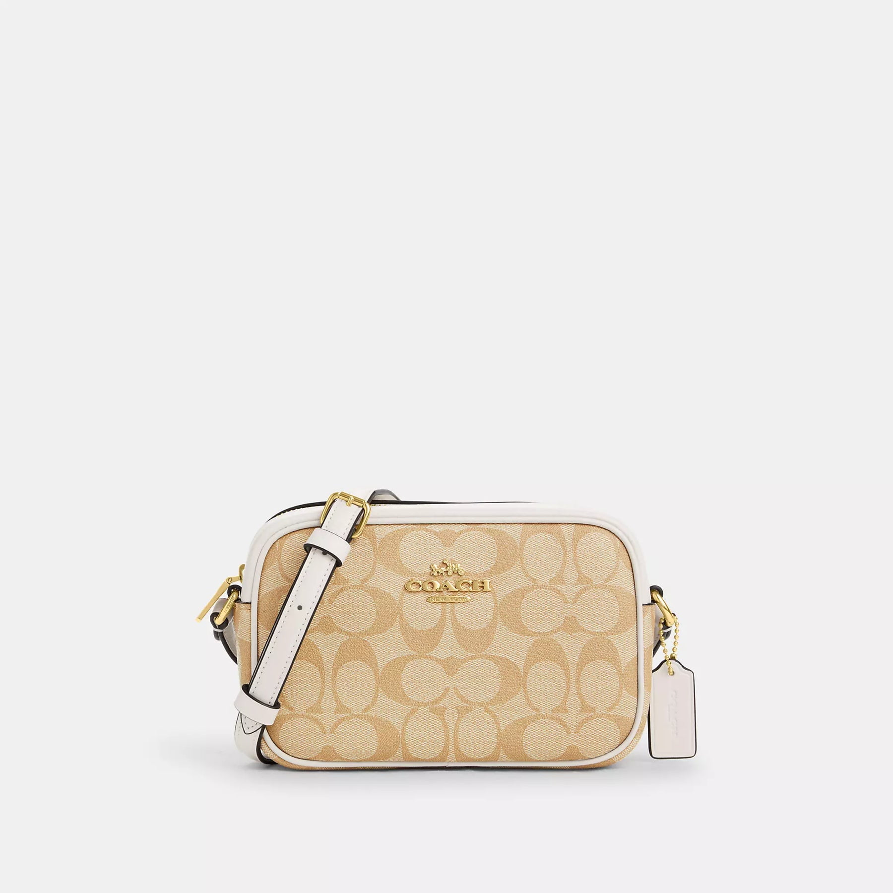 Coach Mini Jamie Camera Bag In Signature Canvas - Walmart.com