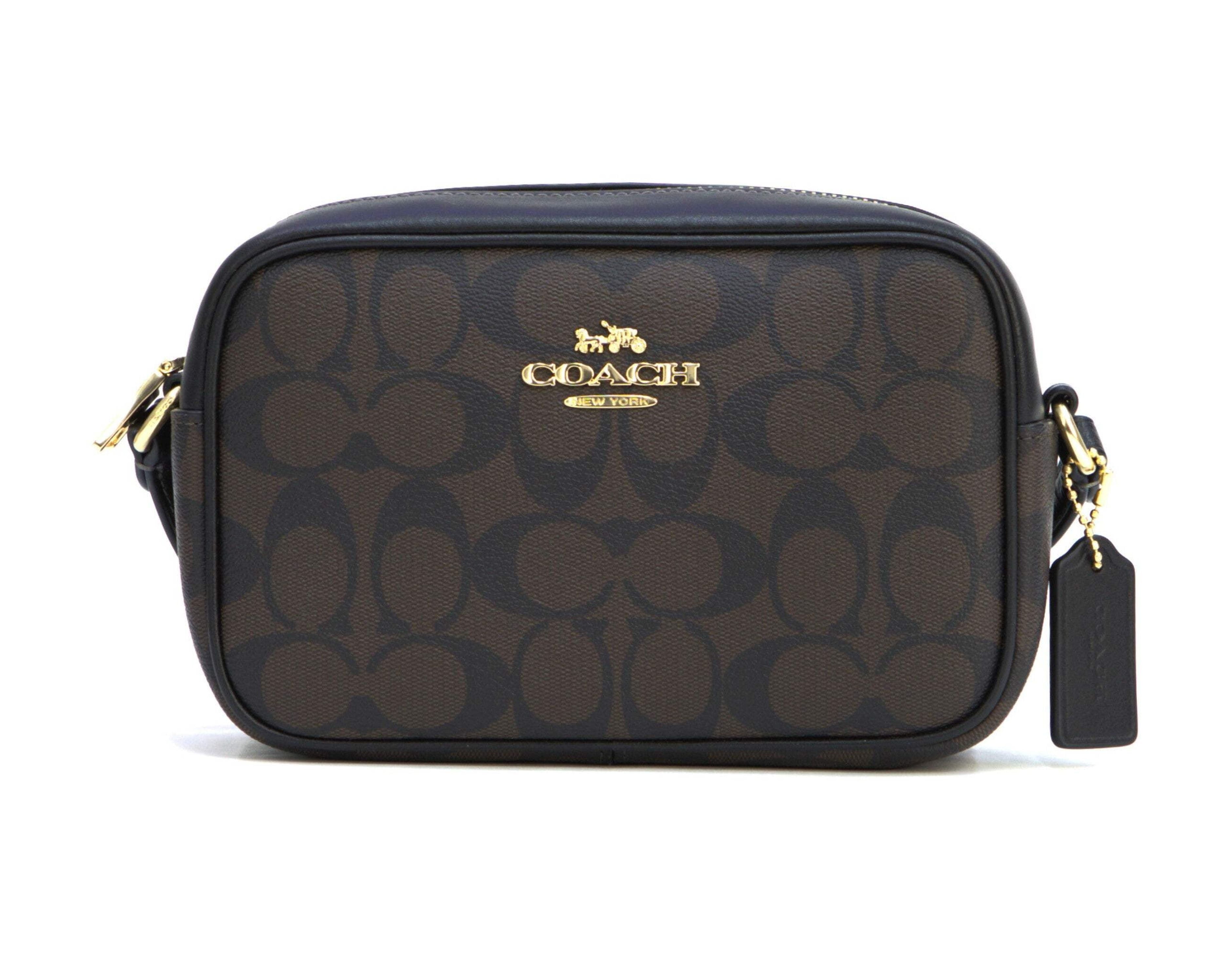 Coach Mini Jamie Camera Bag in Signature Canvas - Brown/Black - Walmart.com